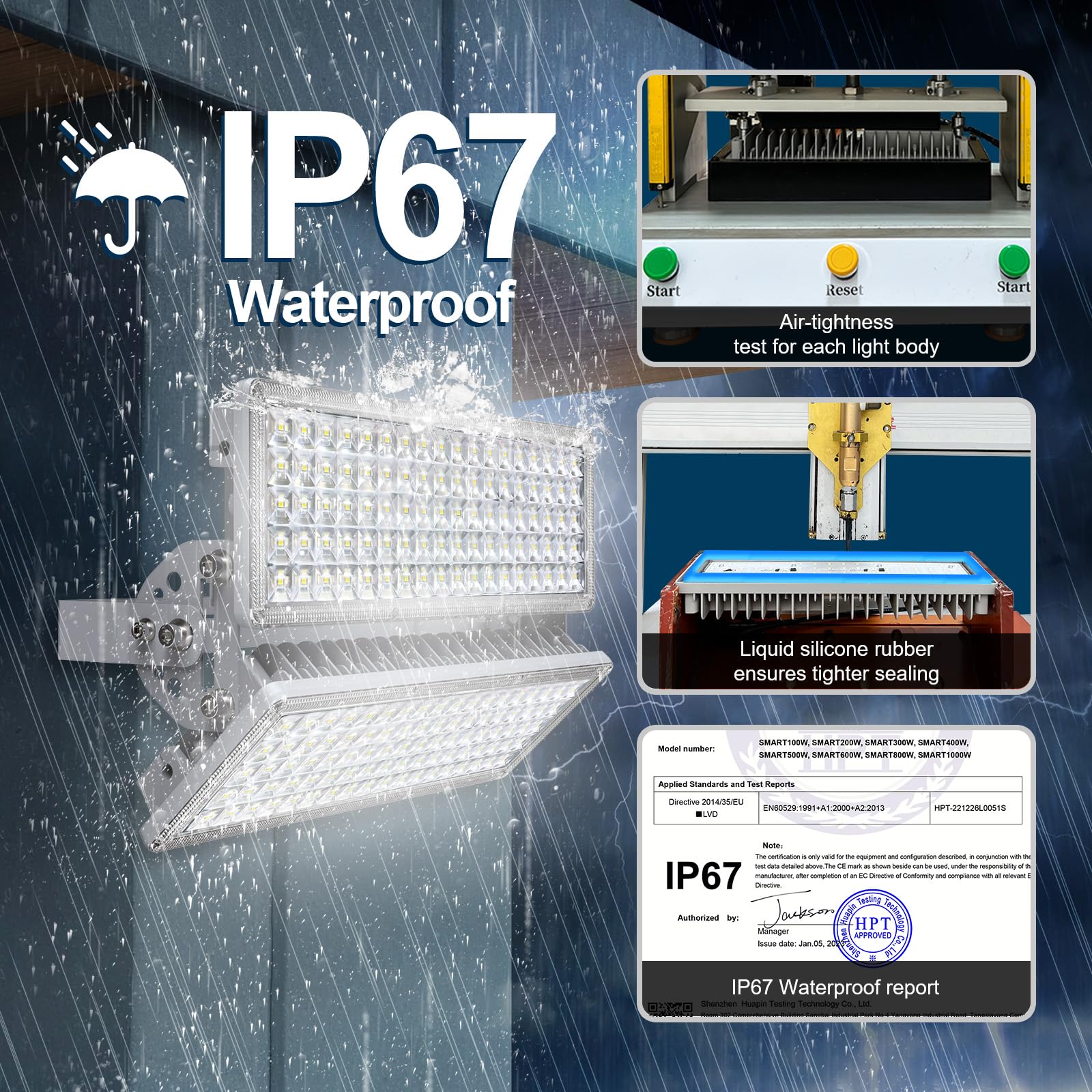 Snapklik.com : 200W LED Flood Light Stadium Lights Outdoor LED 200 Watt ...