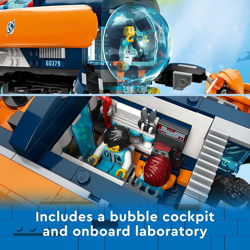 LEGO City Deep-Sea Explorer Submarine 60379 Building Philippines | Ubuy