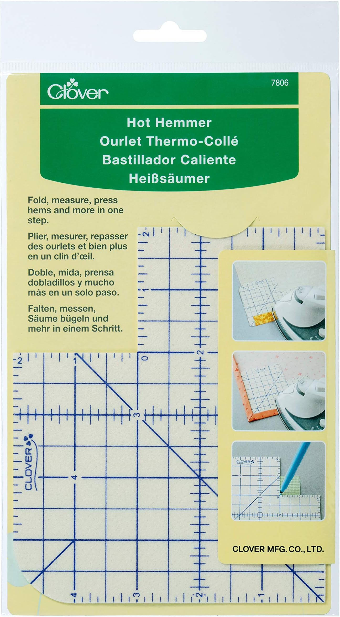 Amazon.com: CLOVER Hot Press Perfect Ruler