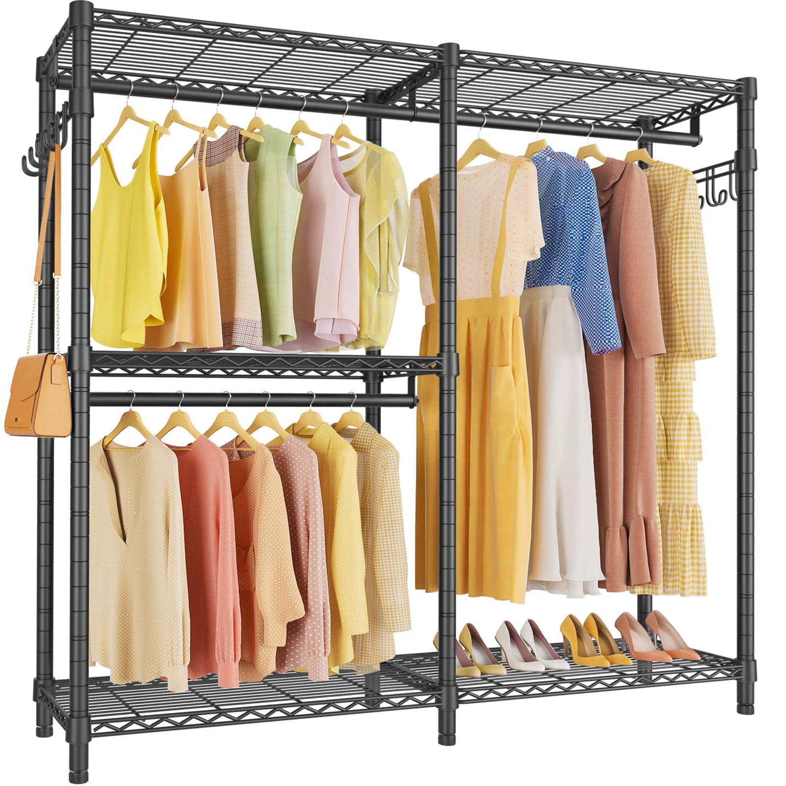 Snapklik.com : VIPEK V4 Heavy Duty Clothing Rack For Hanging Clothes ...