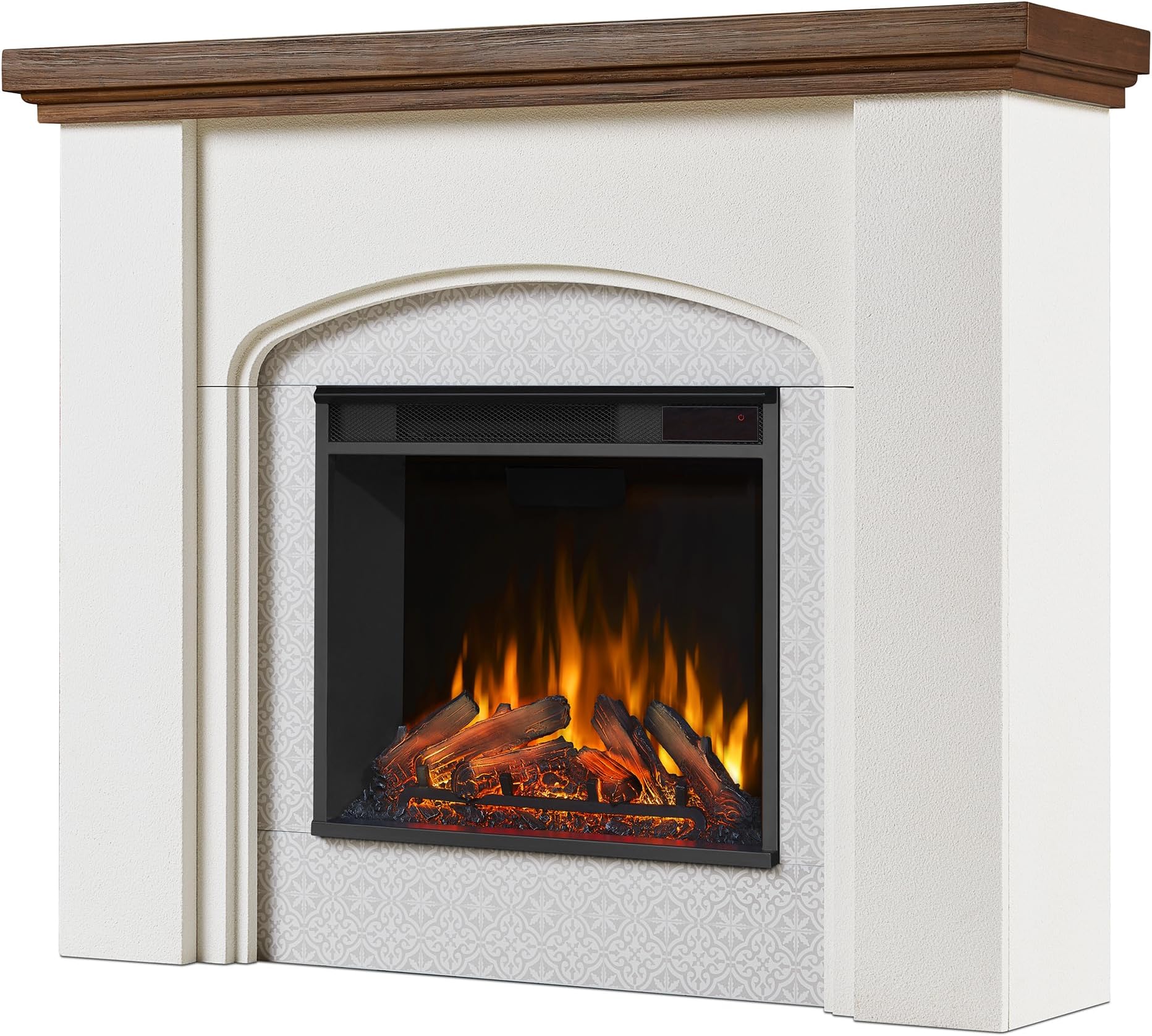Amazon.com: Real Flame Anika 49" Electric Fireplace with Mantel for ...
