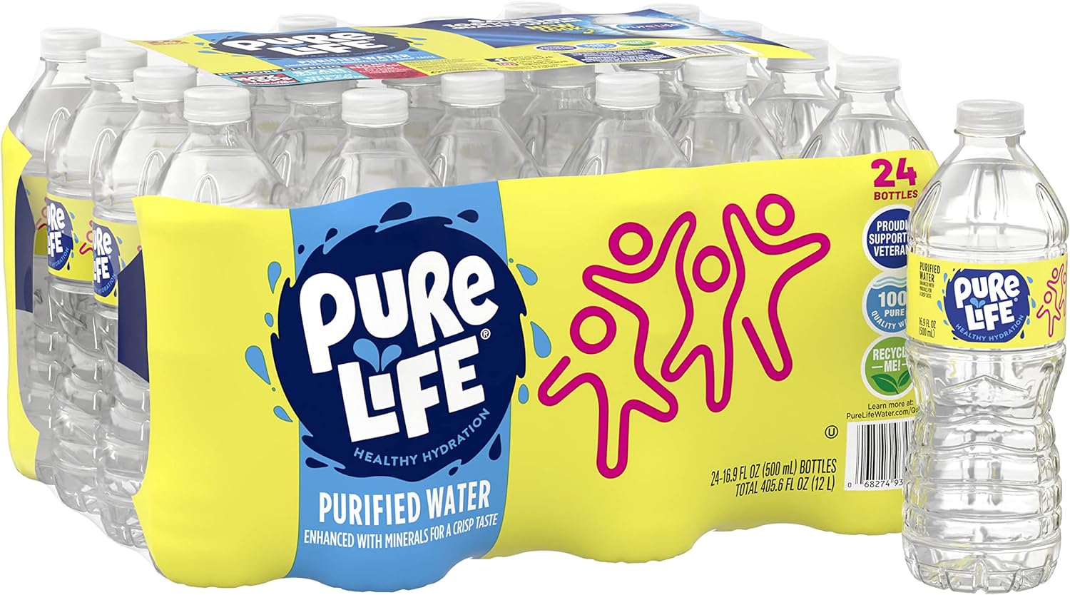 Nestle Pure Life Purified Water- 24 Pk : Amazon.co.uk: Home & Kitchen