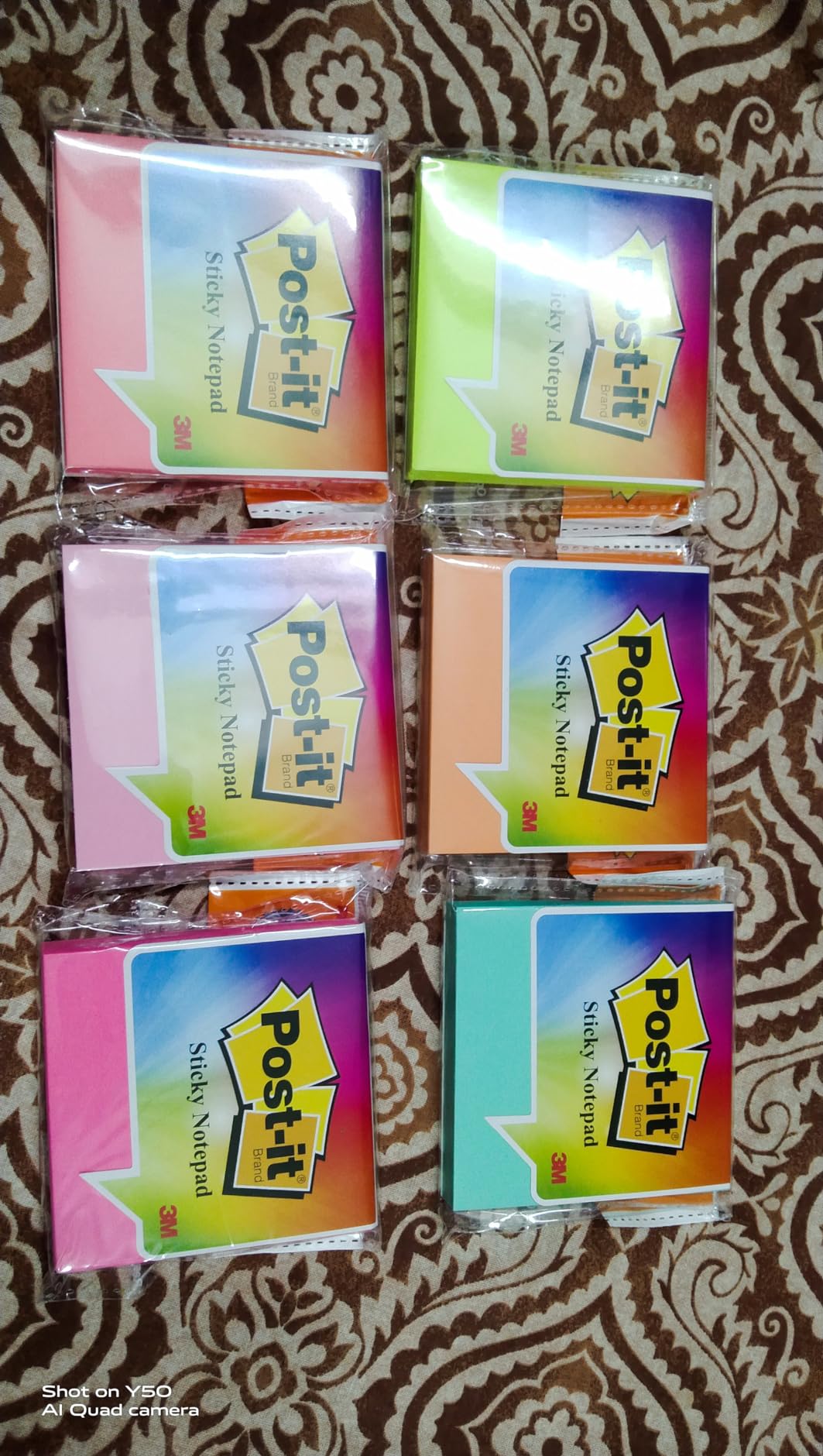 3M Post-It Sticky Notes Notepad (6 Pads) : Amazon.in: Office Products
