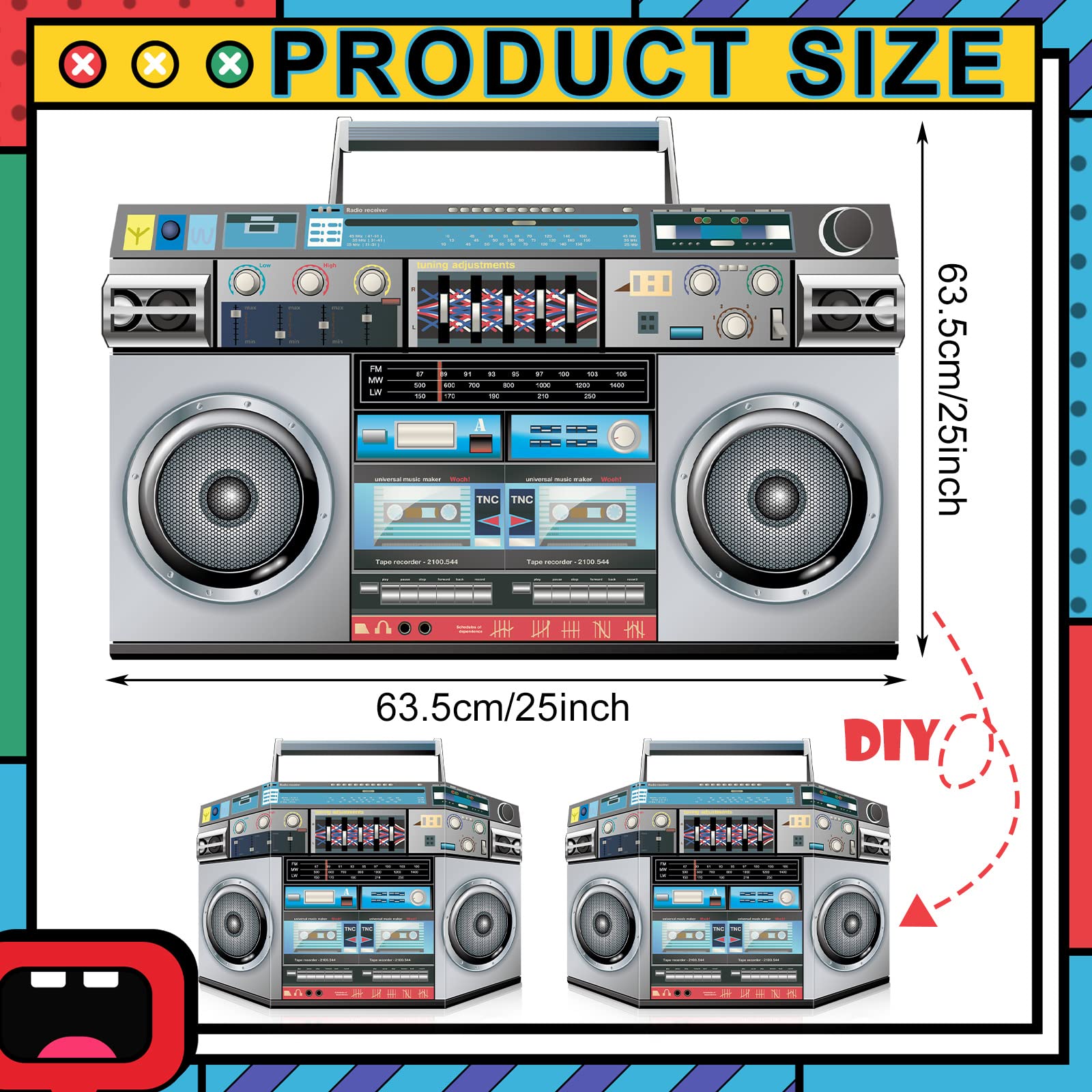 80s Boombox Png