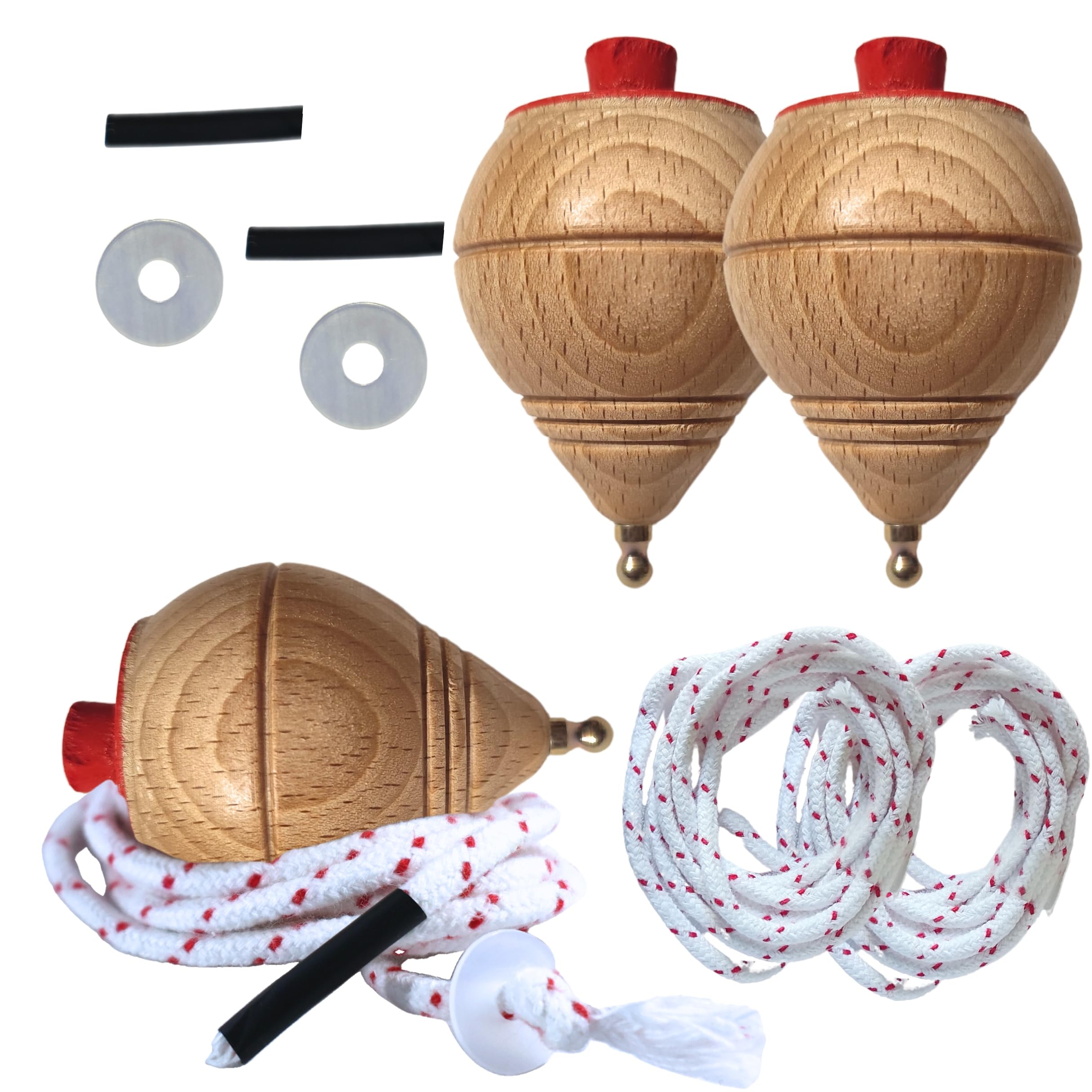 Houten Tollen Houten Tol Gekleurd, Mader BA228