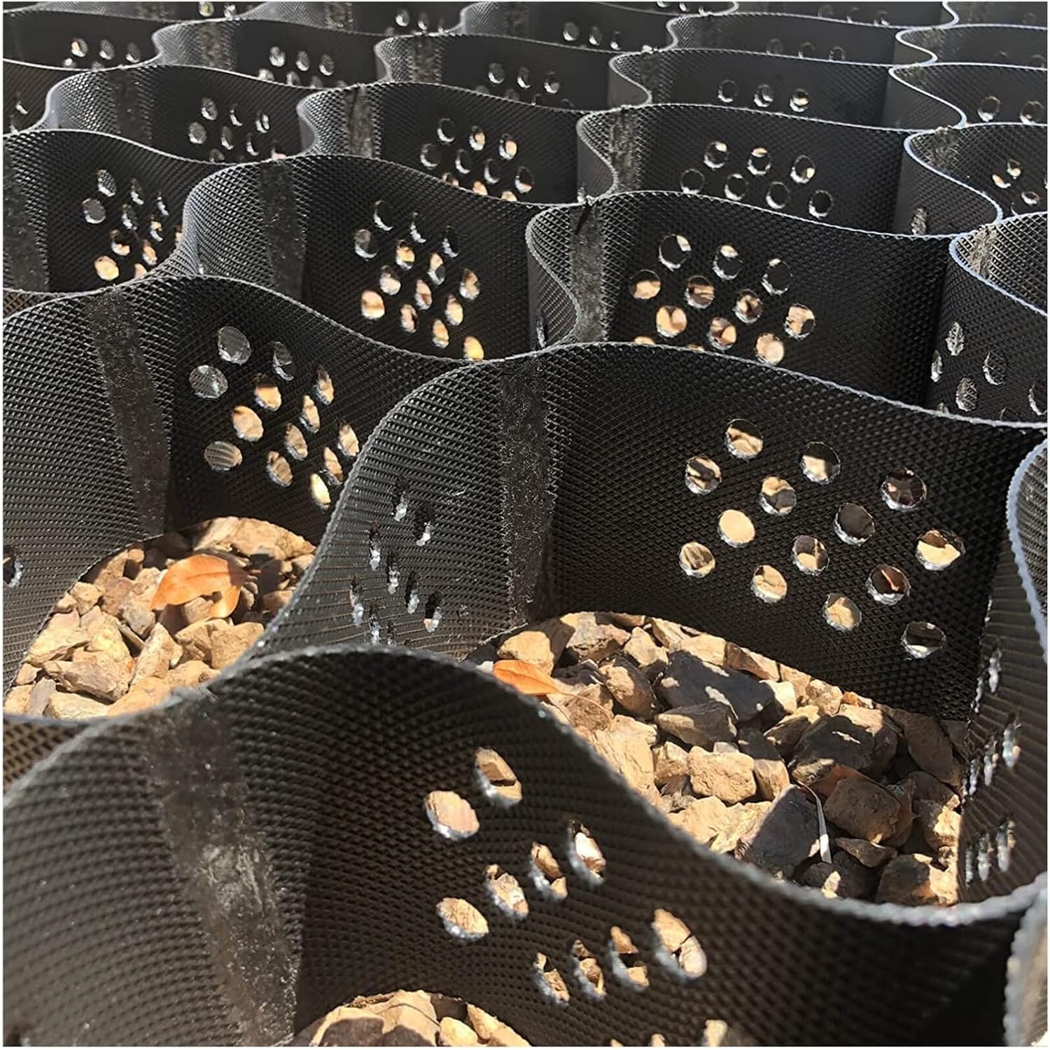 geo Grid 2 inch Geocell Ground Grid, HDPE Geo Grid Ground Gravel Grid ...