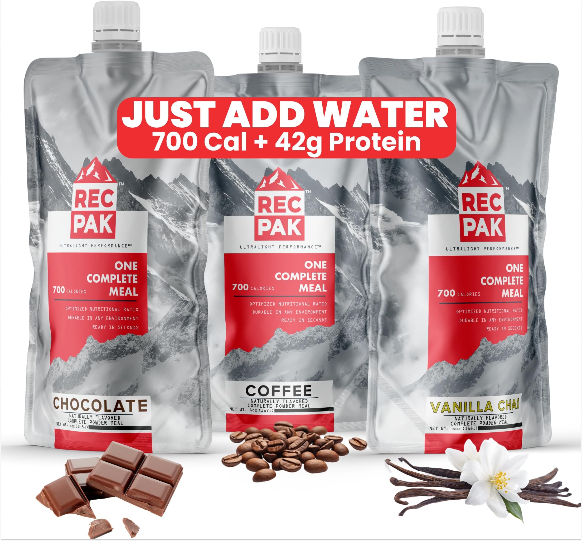 Amazon.com: RecPak Performance Ultralight Instant Meals For Your Next ...