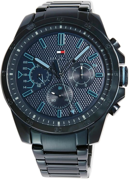 Amazon.co.jp: [トミーヒルフィガー] 腕時計 1791560 メンズ ブルー [並行輸入品] : ファッション