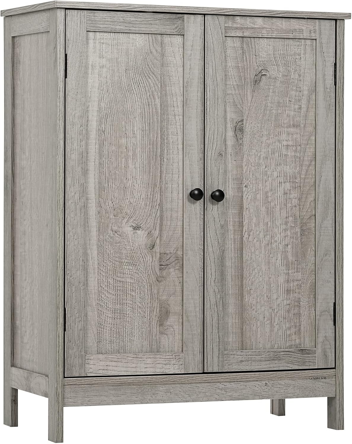 Amazon.com: IWELL Storage Cabinet, Floor Storage Cabinet with 2 ...