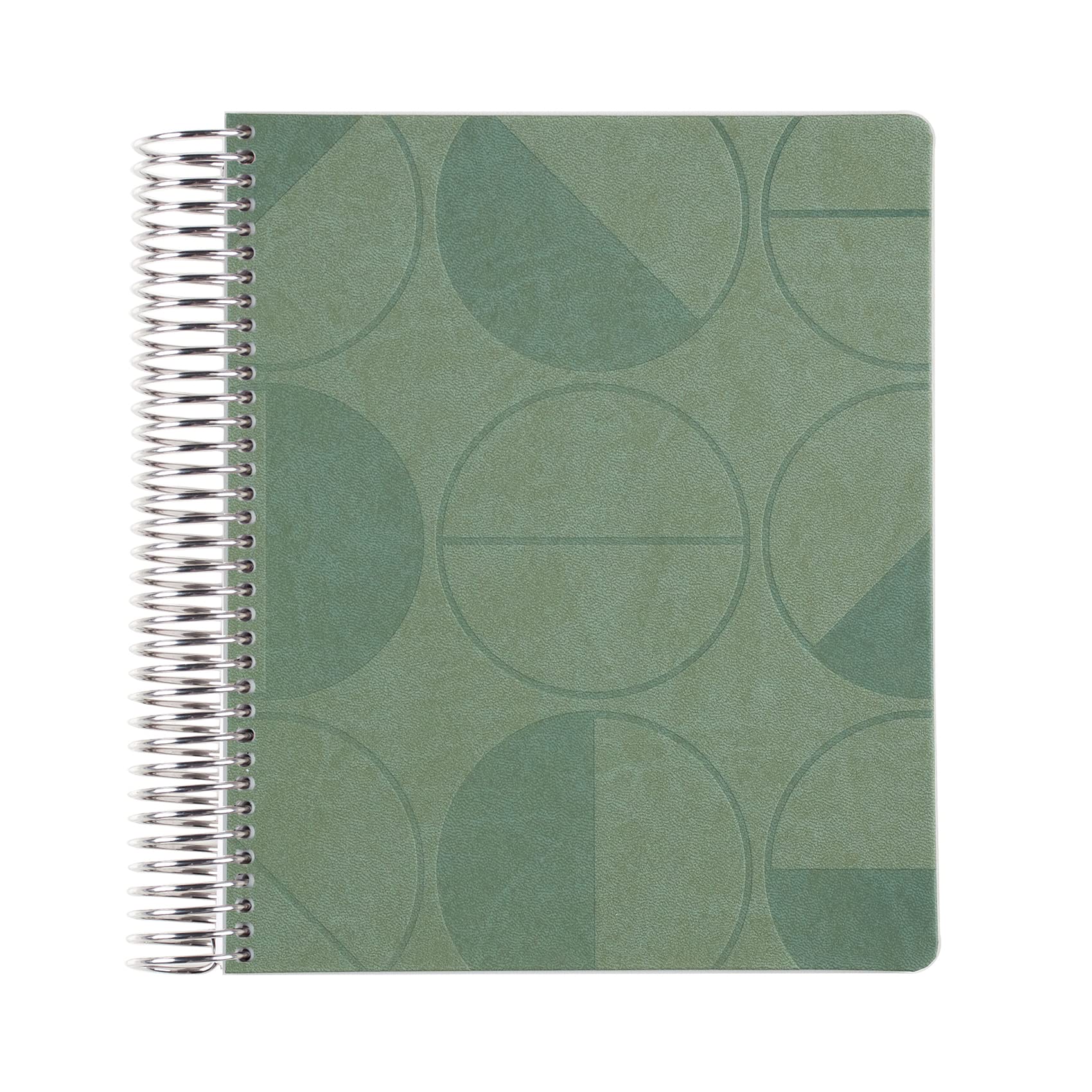 Amazon.com : Undated Monthly Planner 7" x 9" Platinum Coiled 12 Month - Focused Edition | Half ...