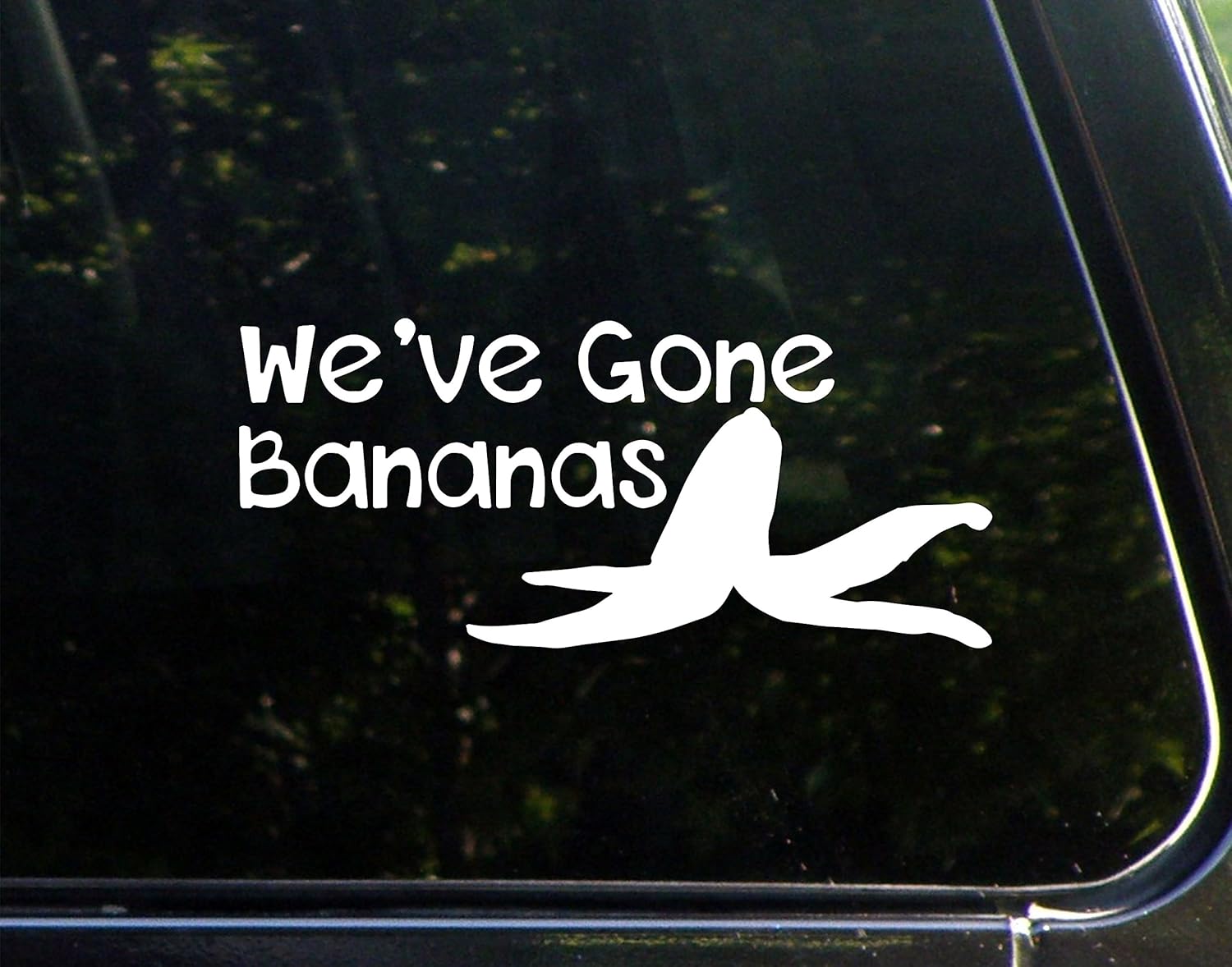 Amazon.com - We've Gone Bananas- 8-1/2" x 3-3/4" - Vinyl Die Cut Decal ...