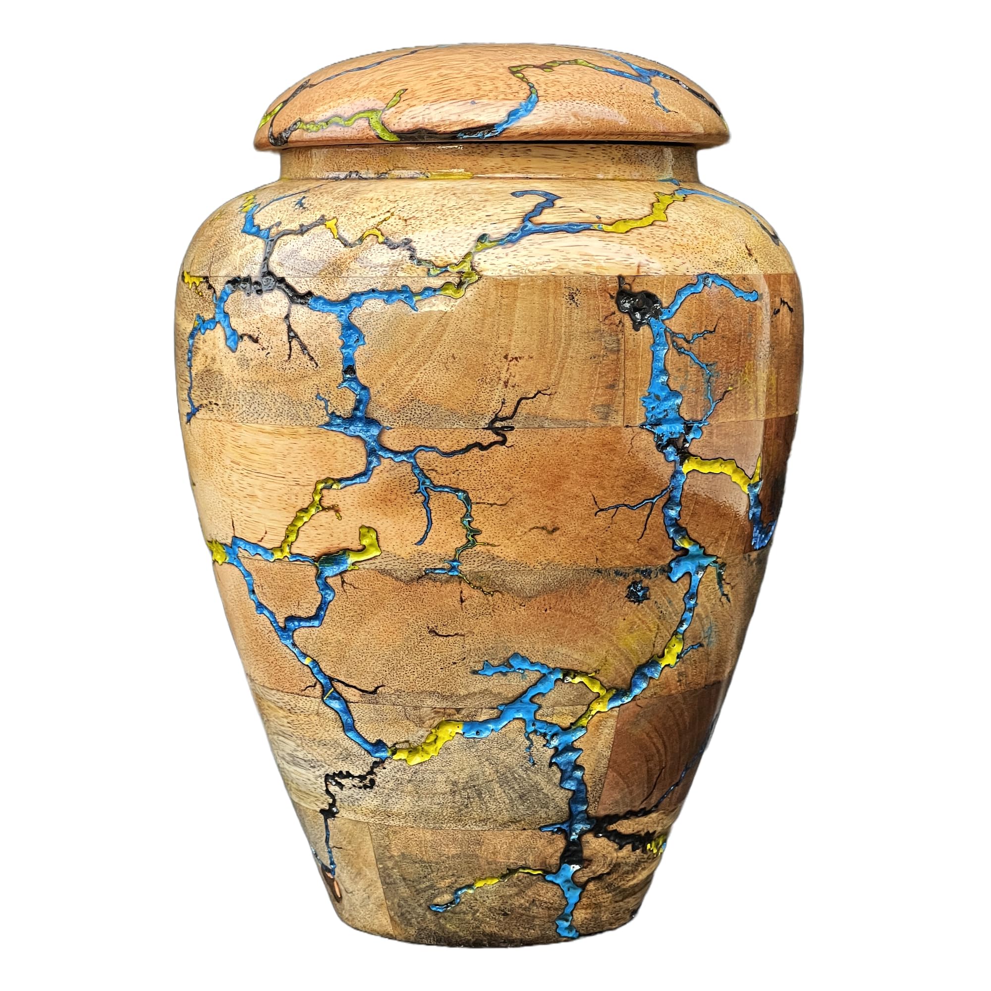 Amazon.com: Prime Art Wooden Urns for Human Ashes Adult Cremation Urns ...