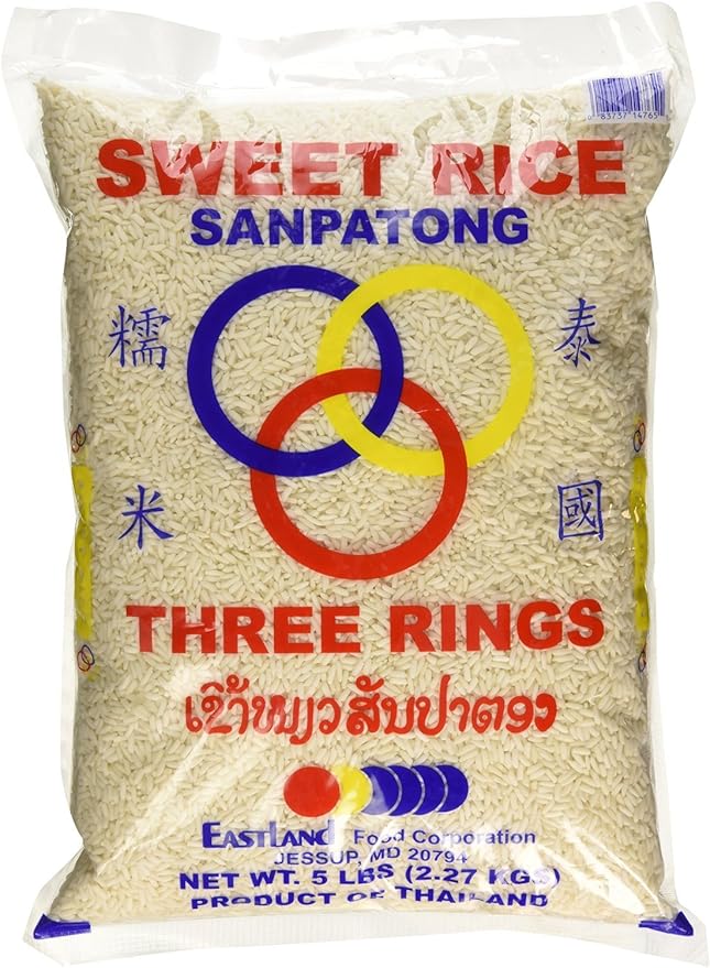 Amazon.com: Thai Sticky Rice (Sweet Rice) 5 Lbs
