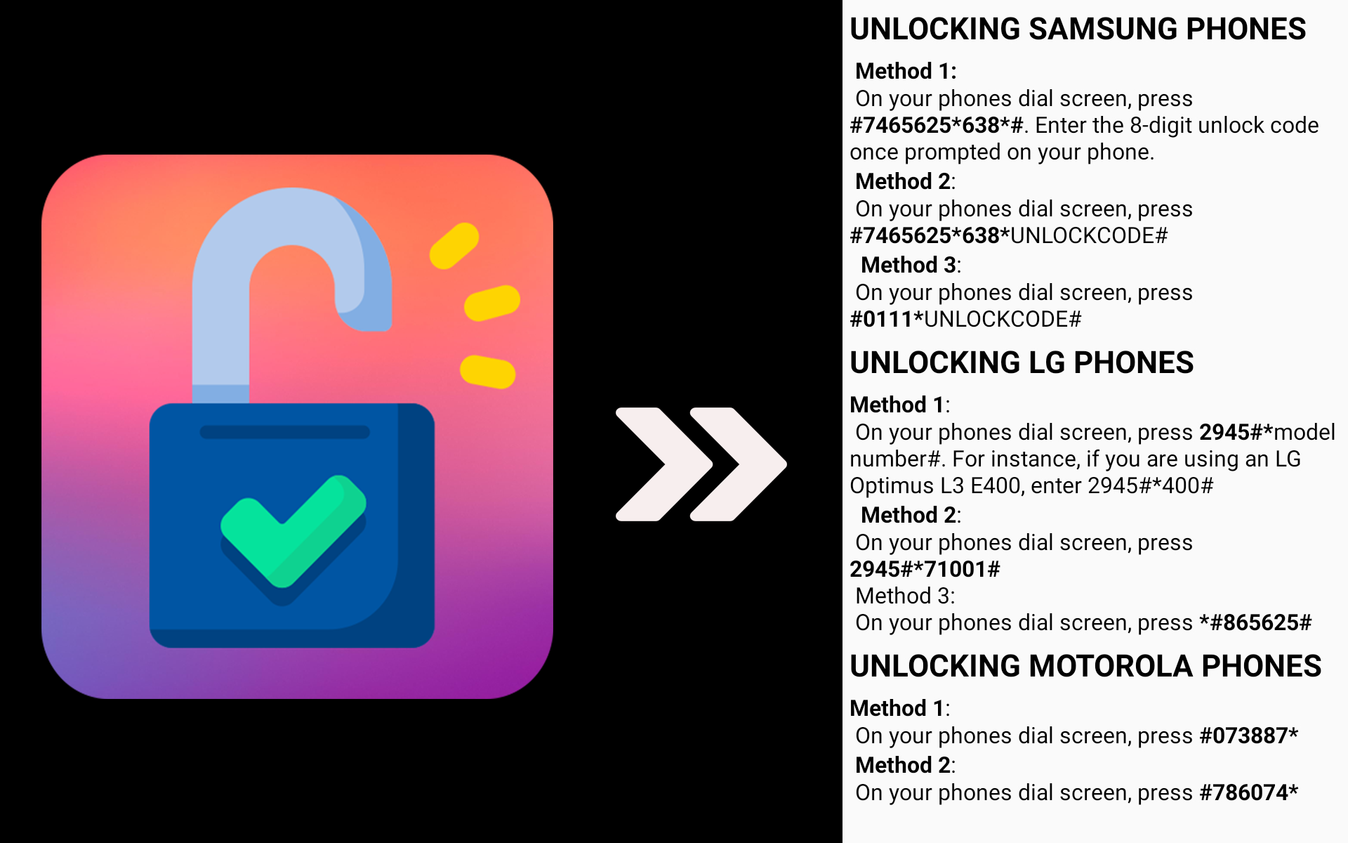 Unlock Any Device Techniques - App on Amazon Appstore