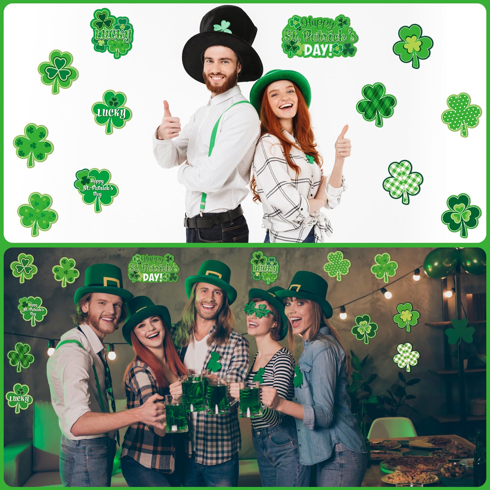 Snapklik.com : 68 Pcs St Patricks Day Classroom Bulletin Border ...