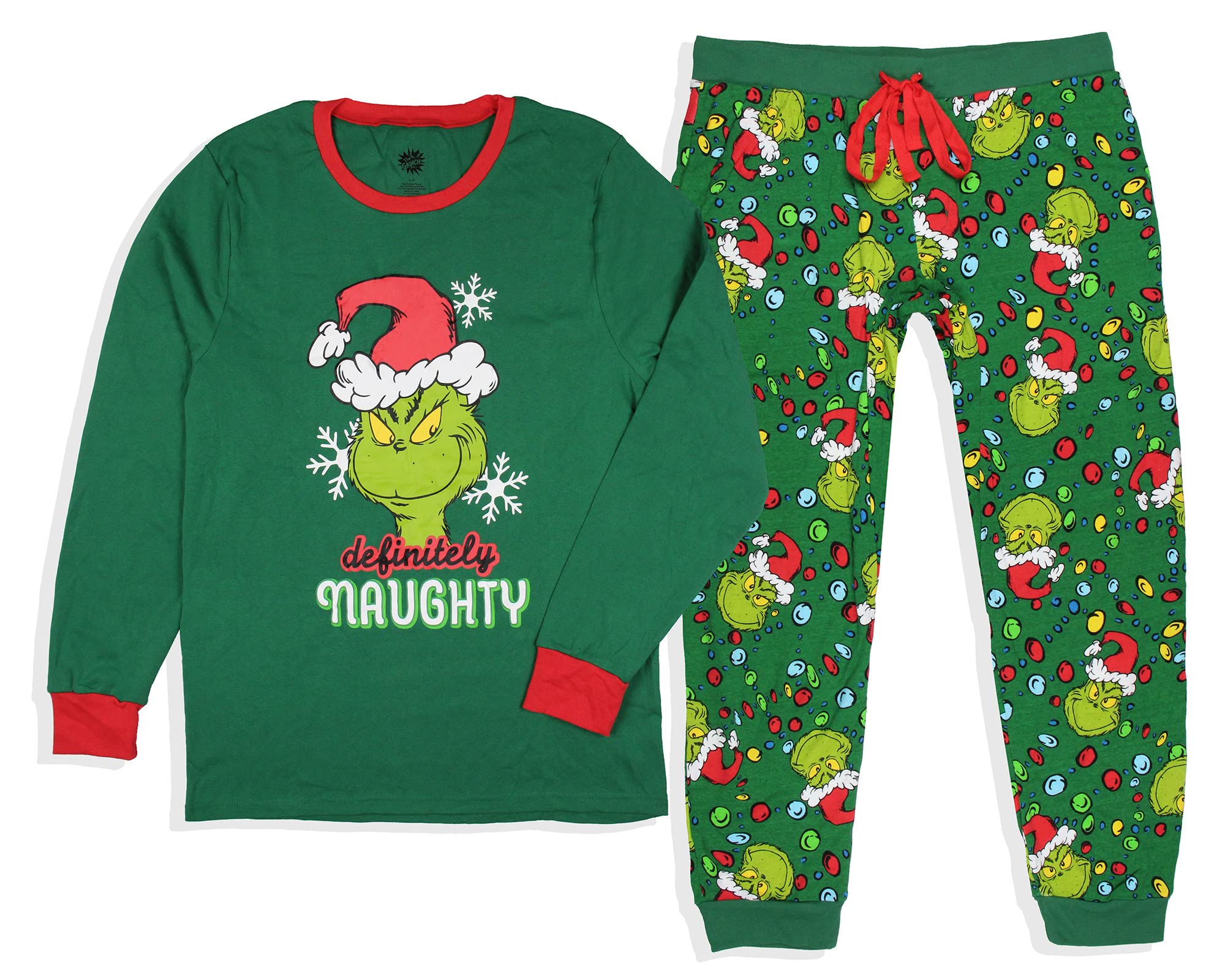 Buy Dr. SeussHow GRINCH Stole Christmas Lights Matching Family Pajama ...