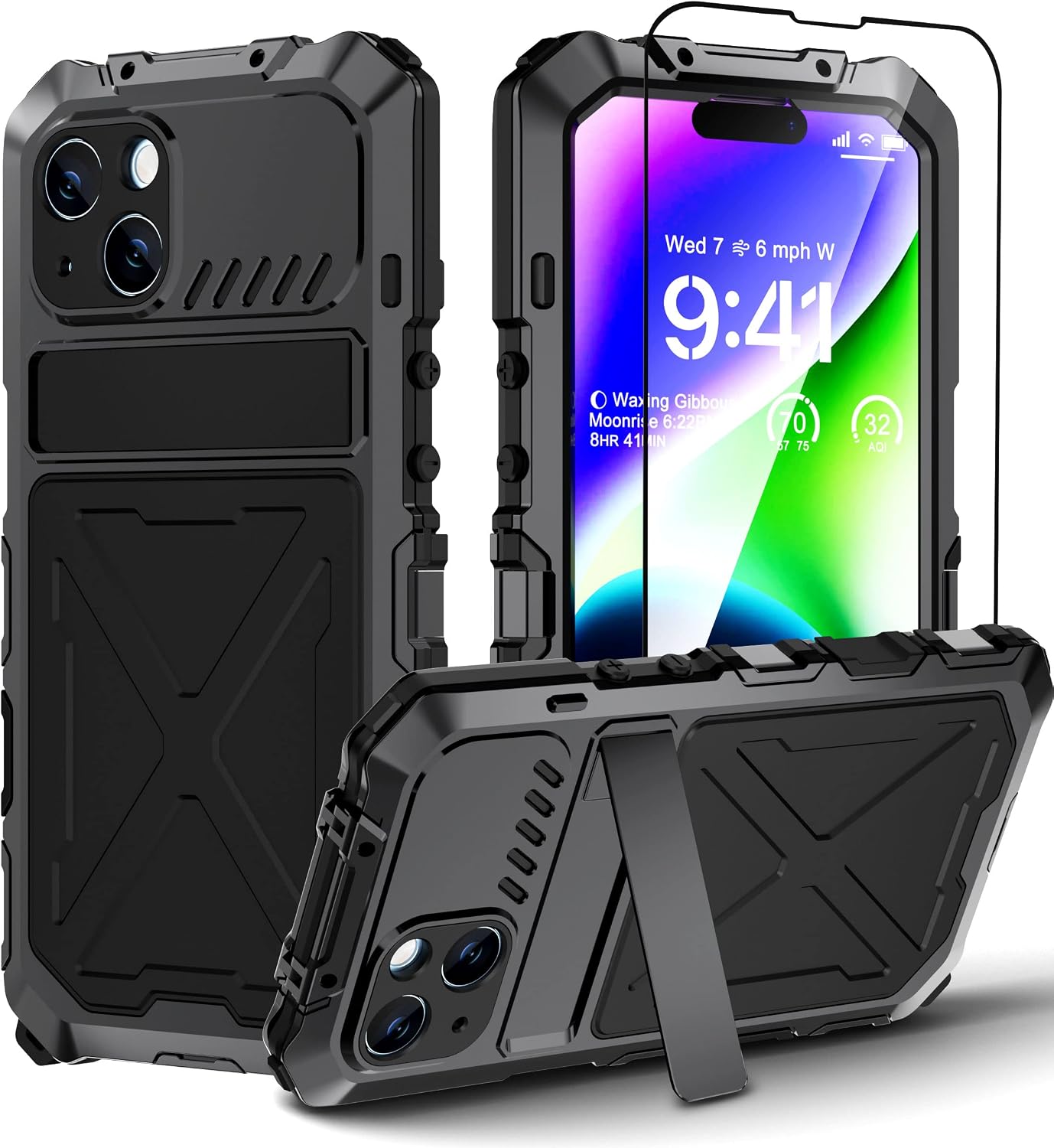 Beeasy Coque pour iPhone 14 Antichoc(6,1"), Coque 360 Integrale ...