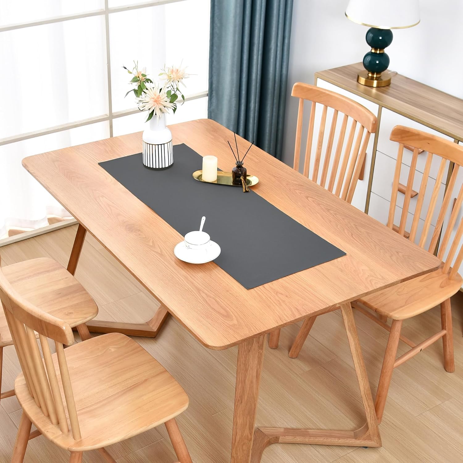 Amazon.com: Farmhouse Grey Table Runner Small Short Table Runners 36 ...