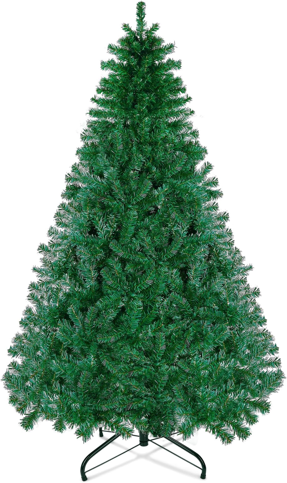 Amazon.com: Artificial Christmas Trees 6Ft. Christmas Tree with Metal ...