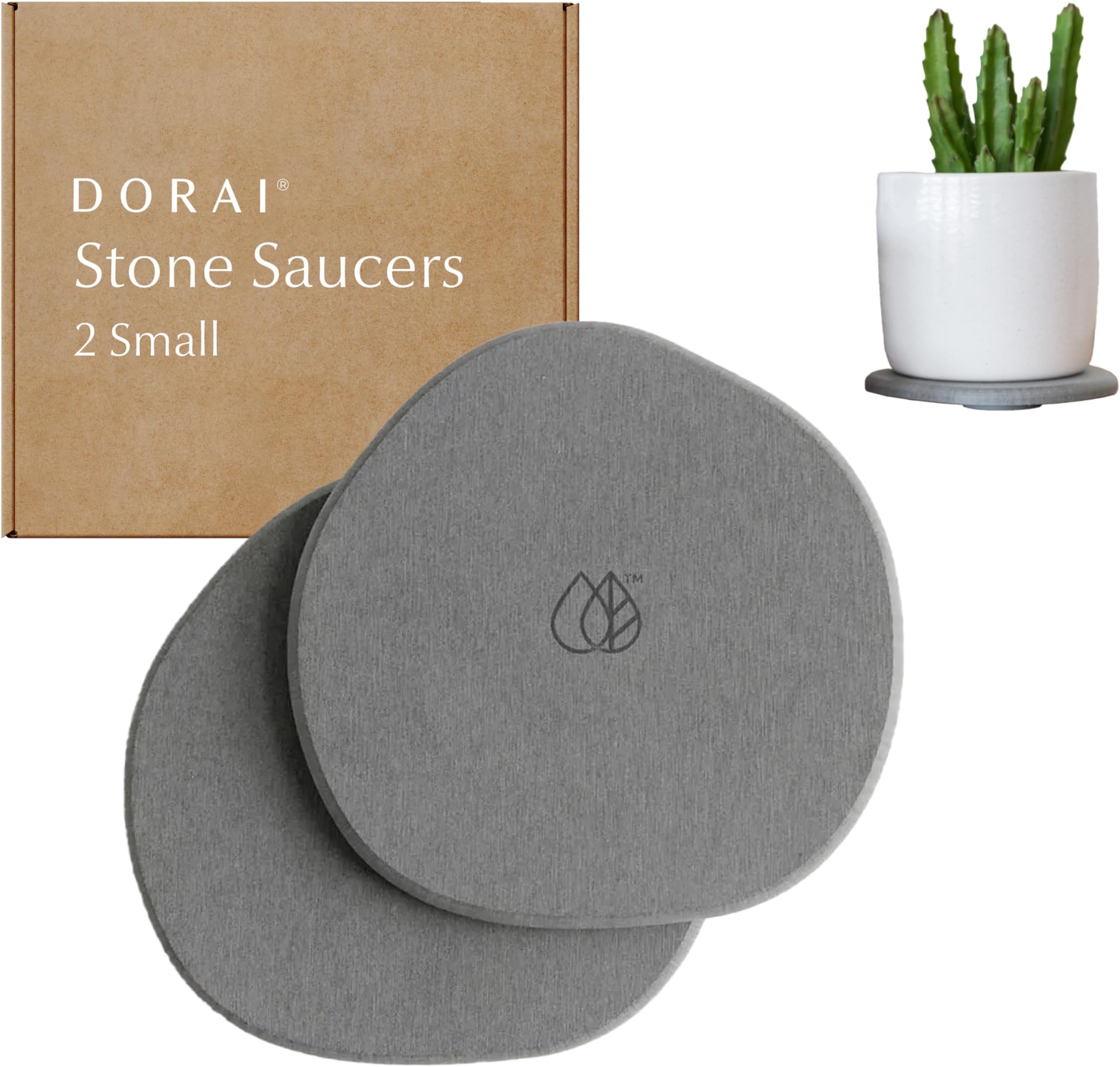 Amazon.com : Relime Diatomaceous Earth Plant Saucer for Indoor, 2 Pack ...