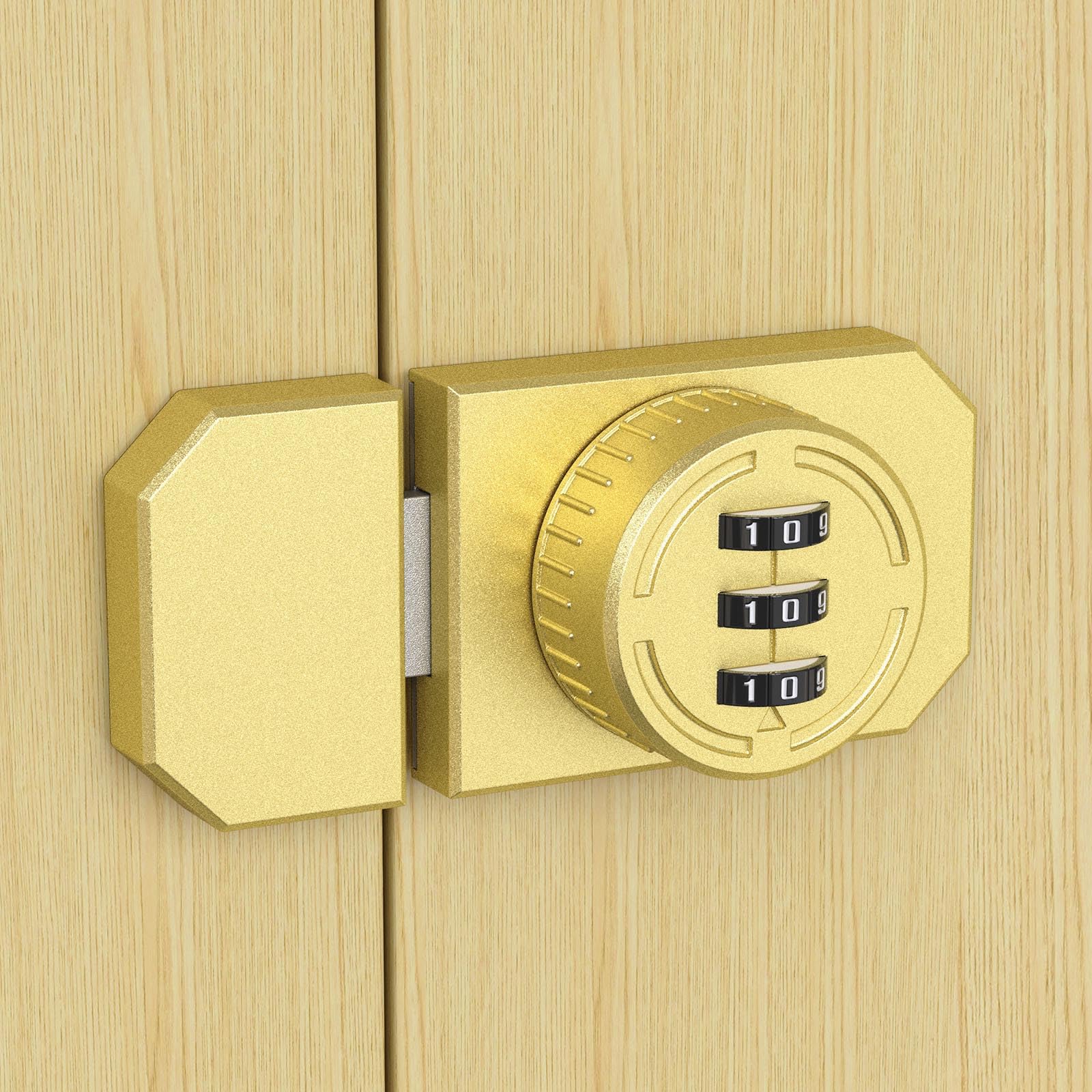 Snapklik.com : YogePote Adhesive Cabinet Combination Door Lock ...