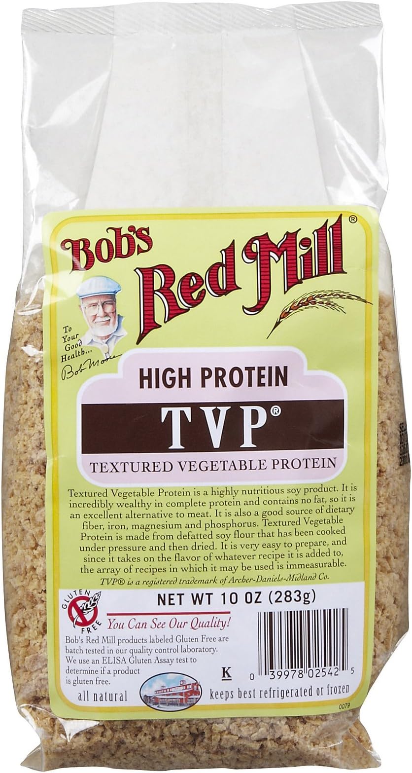 Amazon.com : Bob's Red Mill TVP (Textured Vegetable Protein), 10-ounce ...