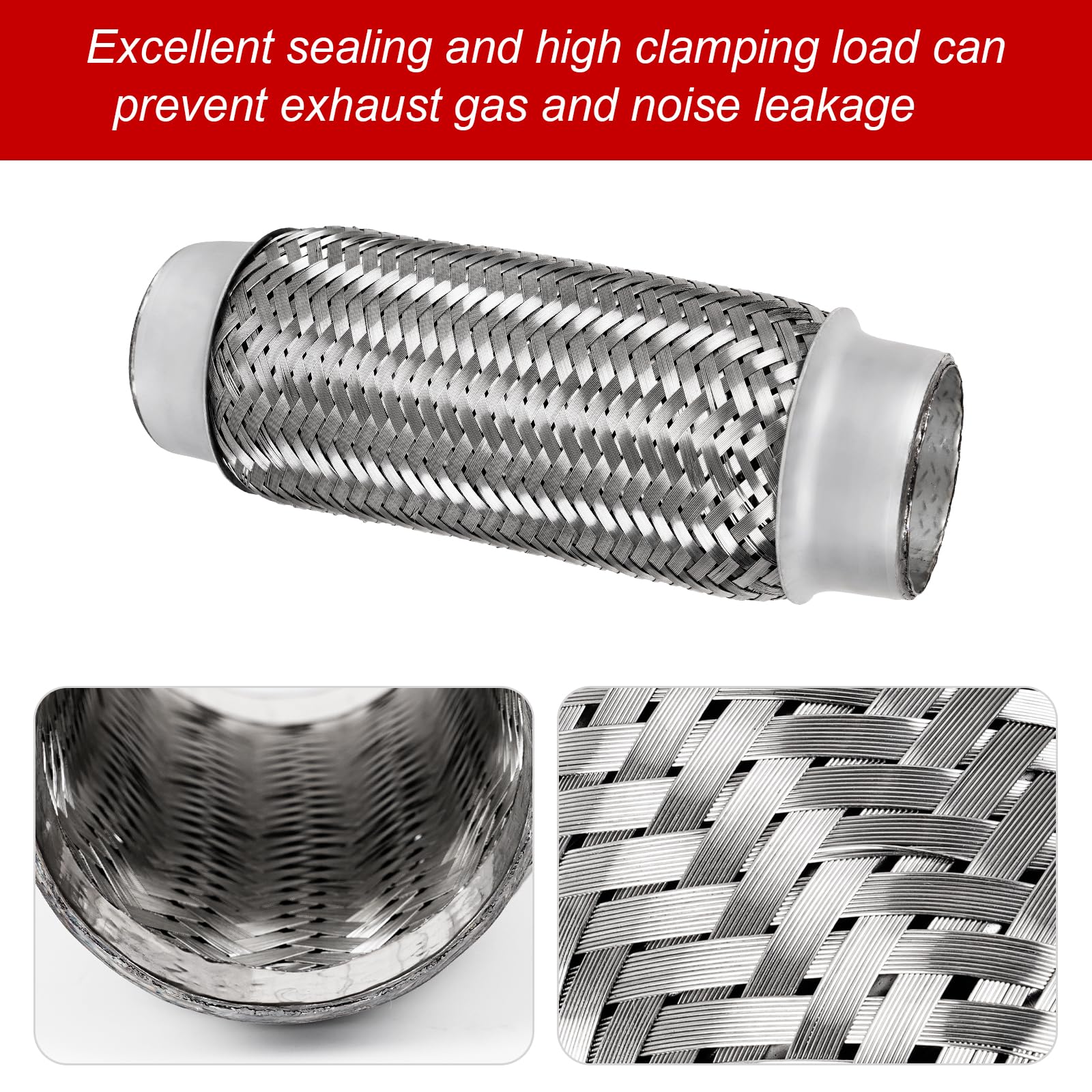 Snapklik.com : Exhaust Flex Pipe,1.75 X 8 Heavy Duty Exhaust Flex Pipe ...