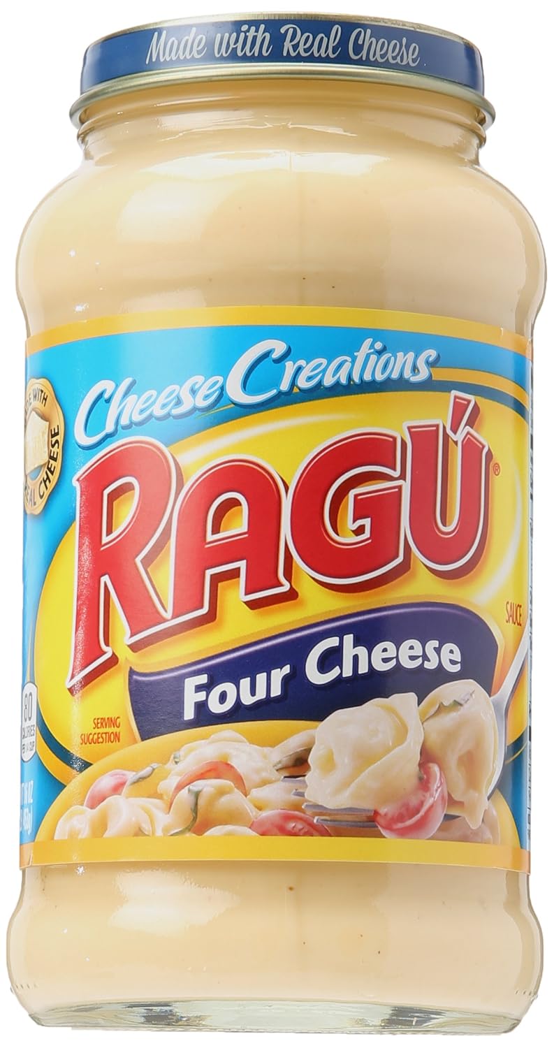 Amazon.com: Ragu Cheese Creations Four Cheese Sauce, 16 oz : Grocery ...