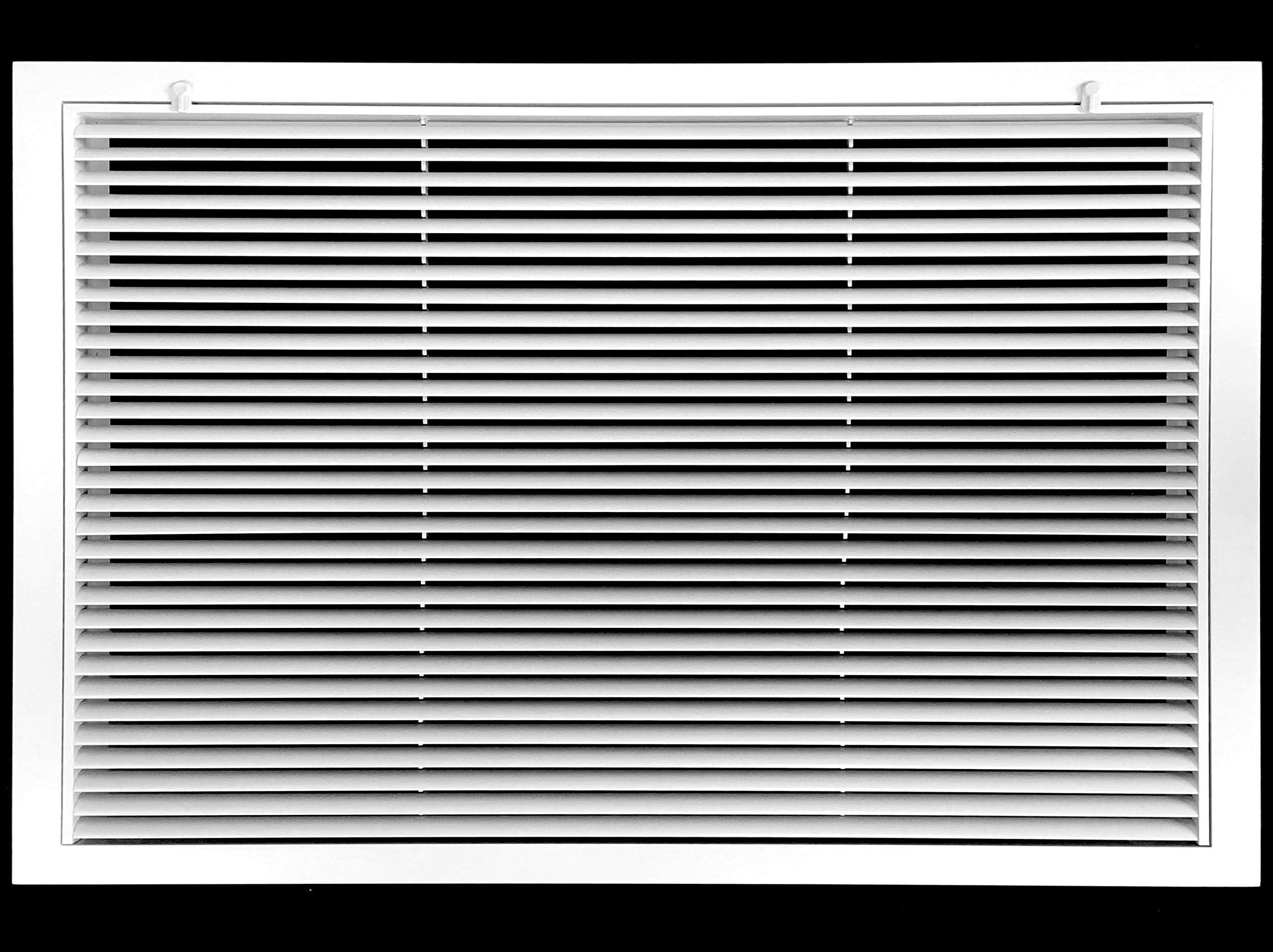 20" X 30" Return Air Filter Grille - Filter Included - Easy Plastic ...
