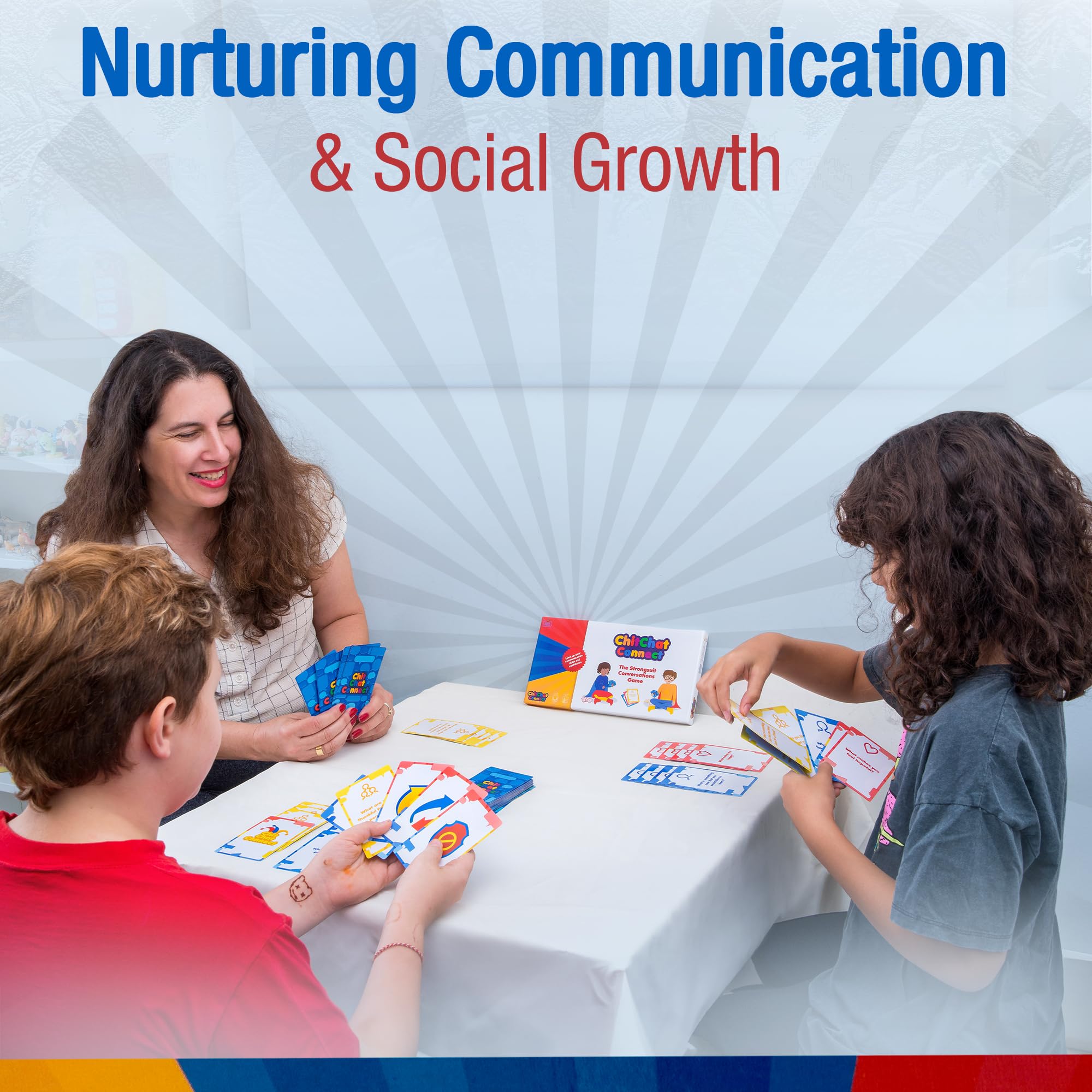 Snapklik.com : StrongSuit Chitchat Connect Conversation Cards Game ...