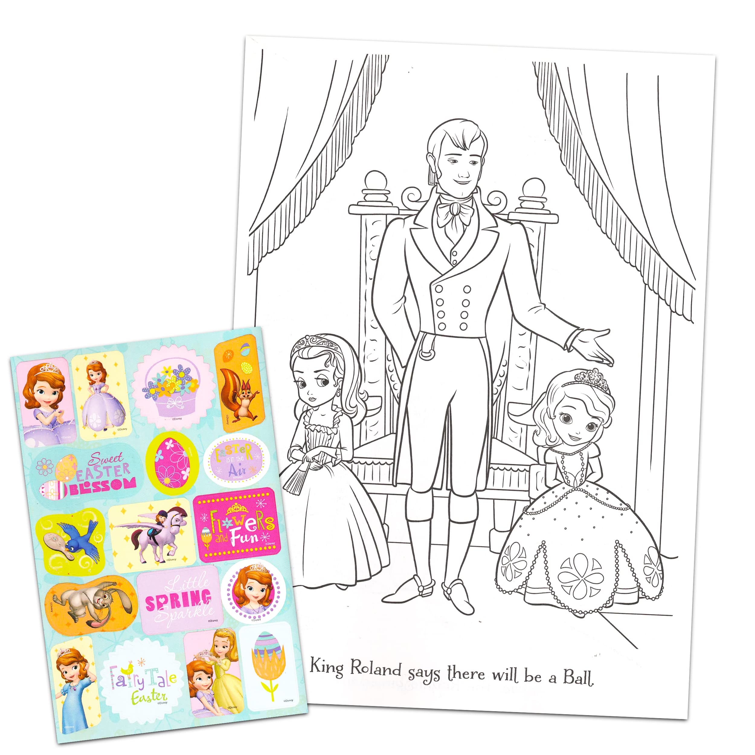 Disney Princess Easter Coloring Pages