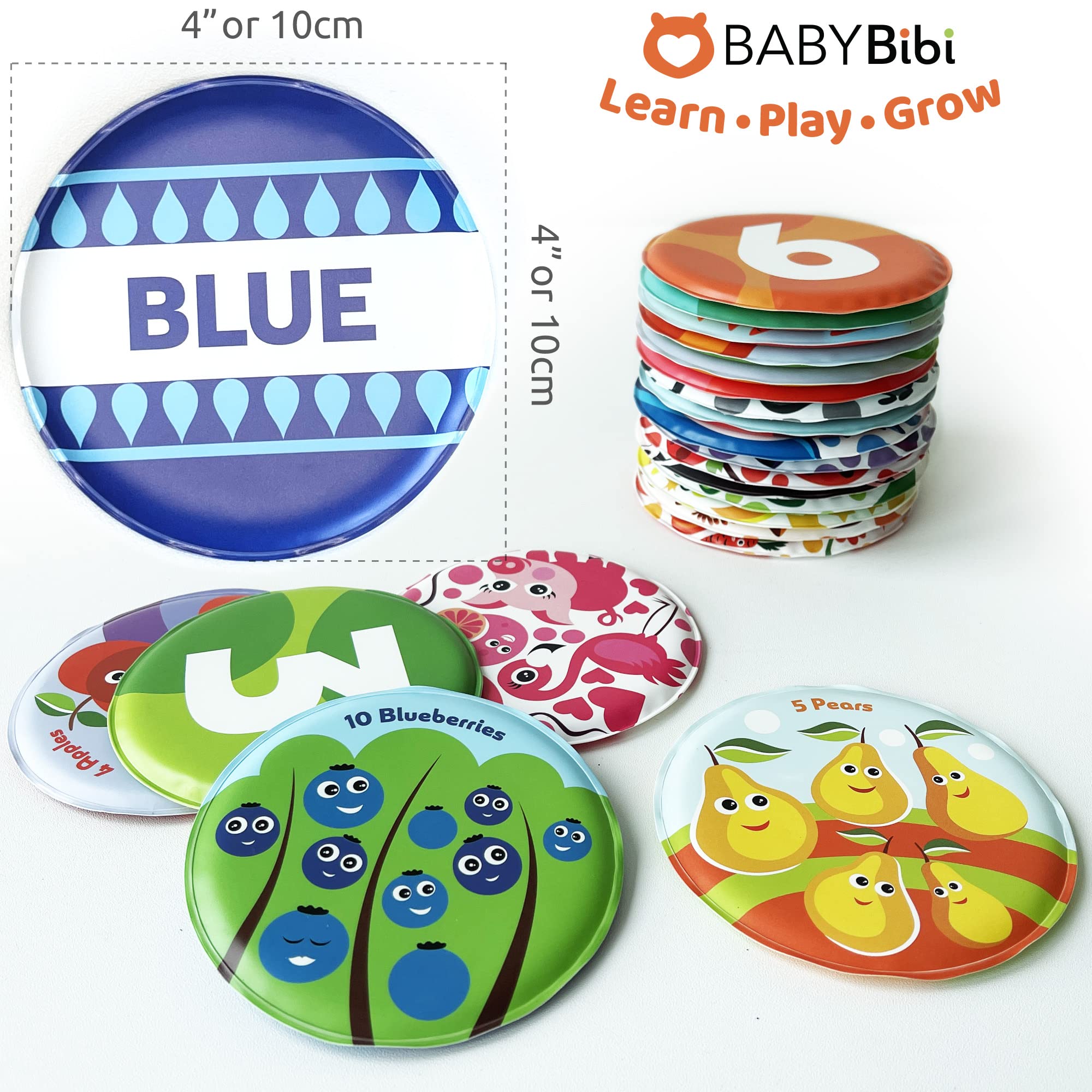 Snapklik.com : Floating Baby Flash Cards For Bathtub - Learn Numbers ...