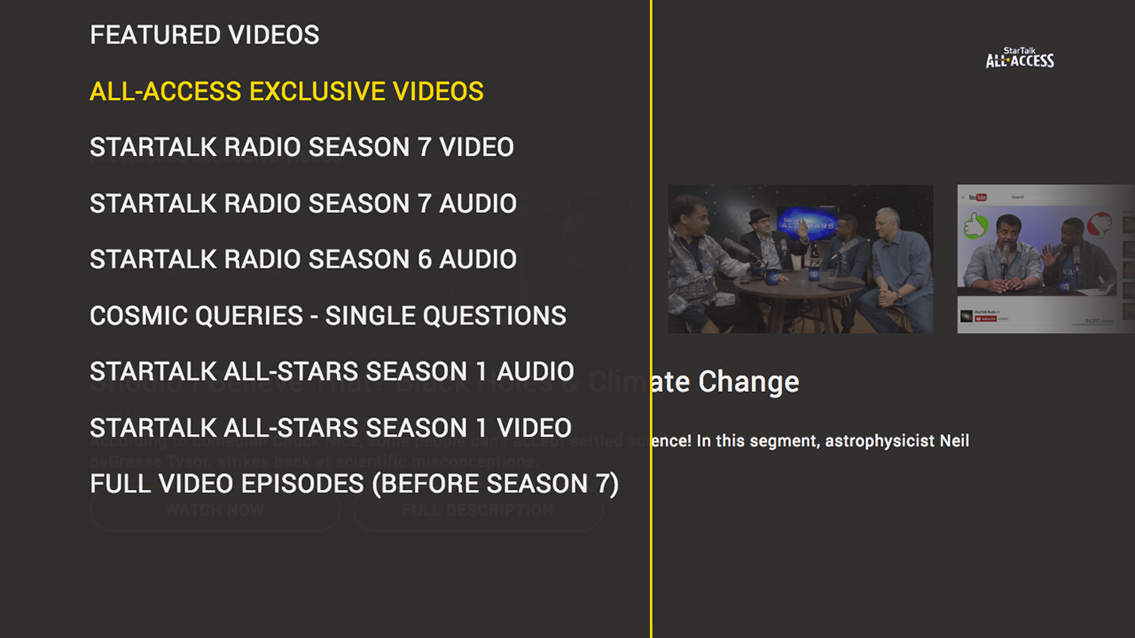 StarTalk All-Access - App on Amazon Appstore