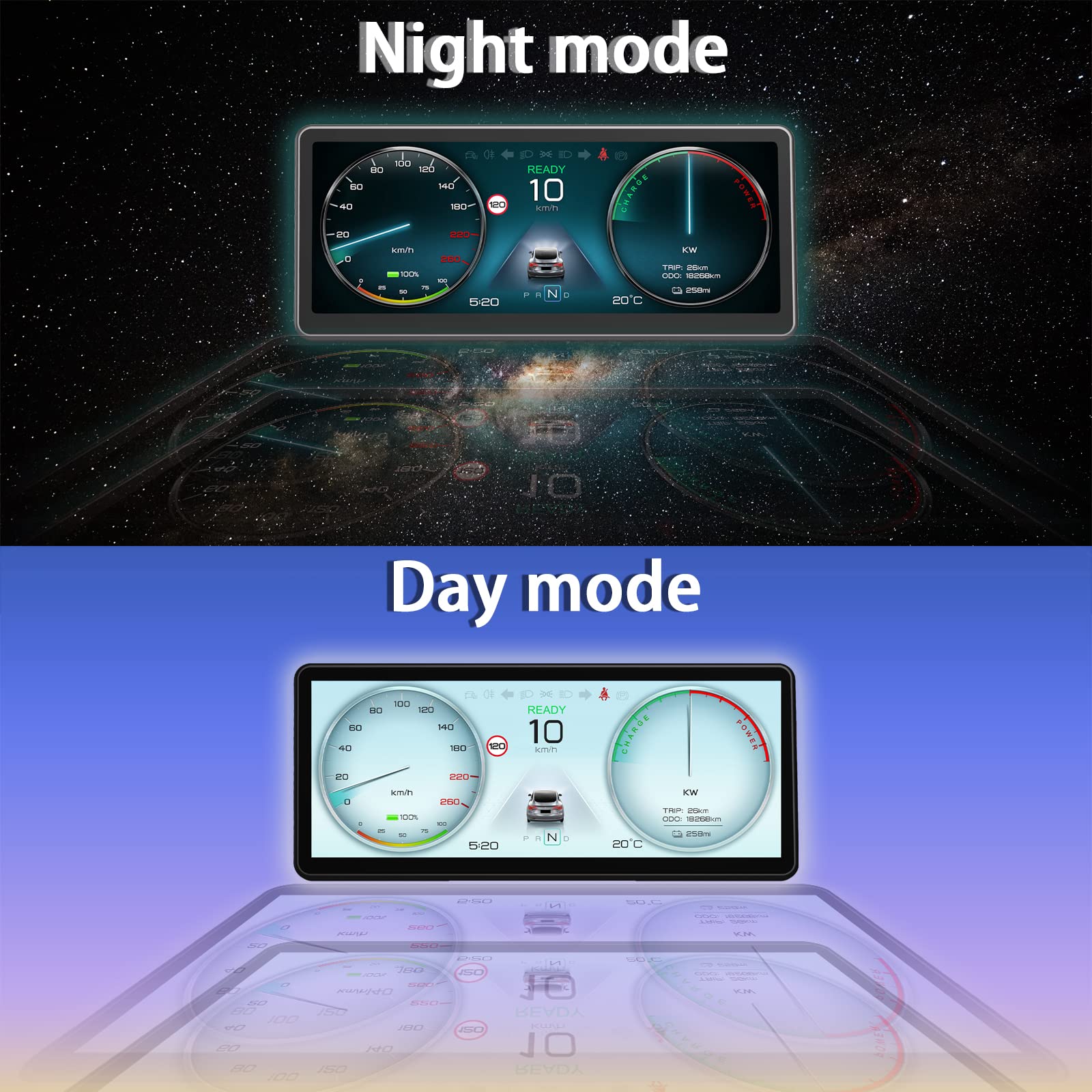 VERKOKAPPA Tesla Carplay Android Auto Model Y/3 Tesla Heads Up Display ...