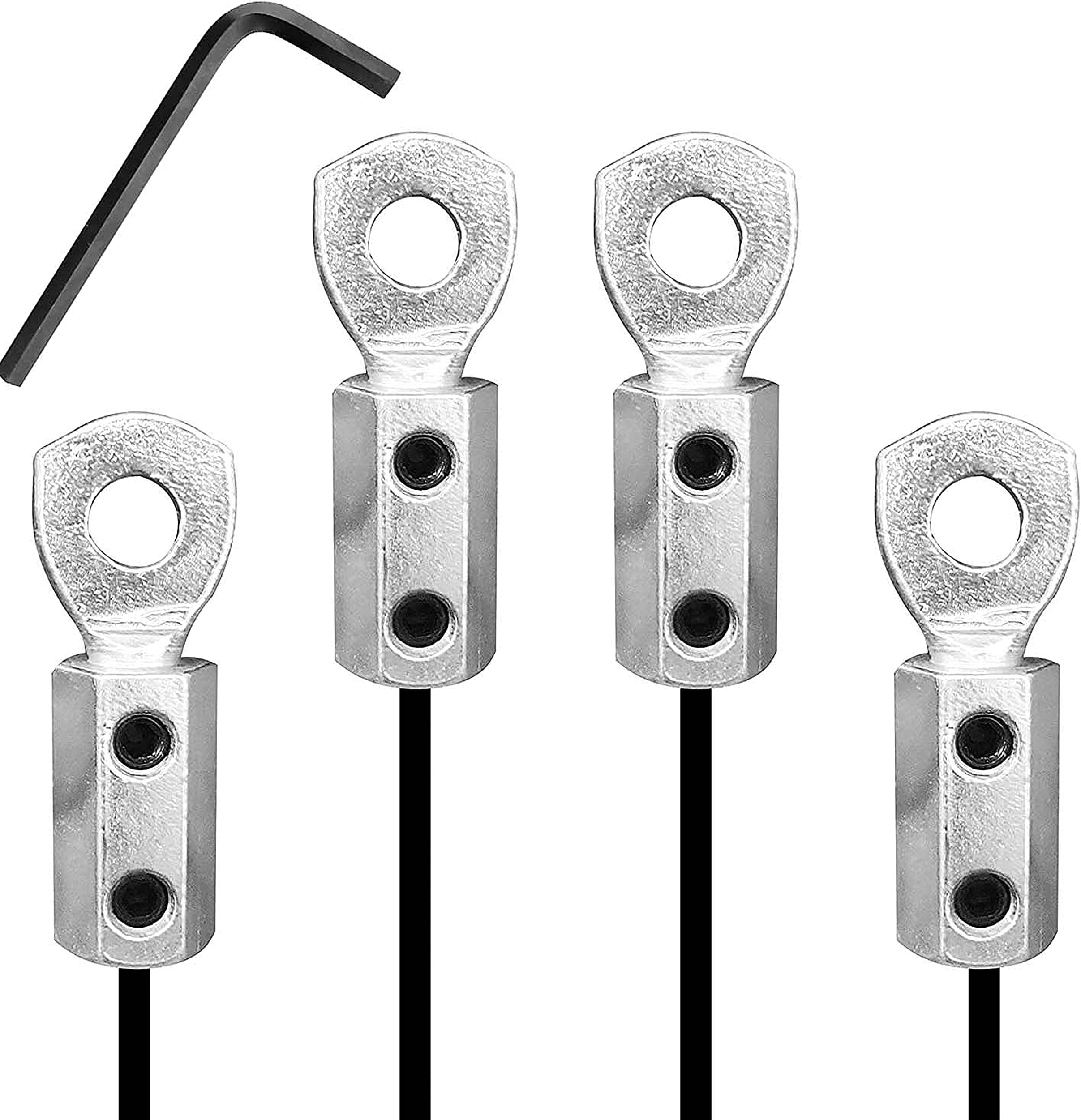 RISE UP ™ Wire Cable Rope Connector, Lock, Holder, Clipper with L N ...