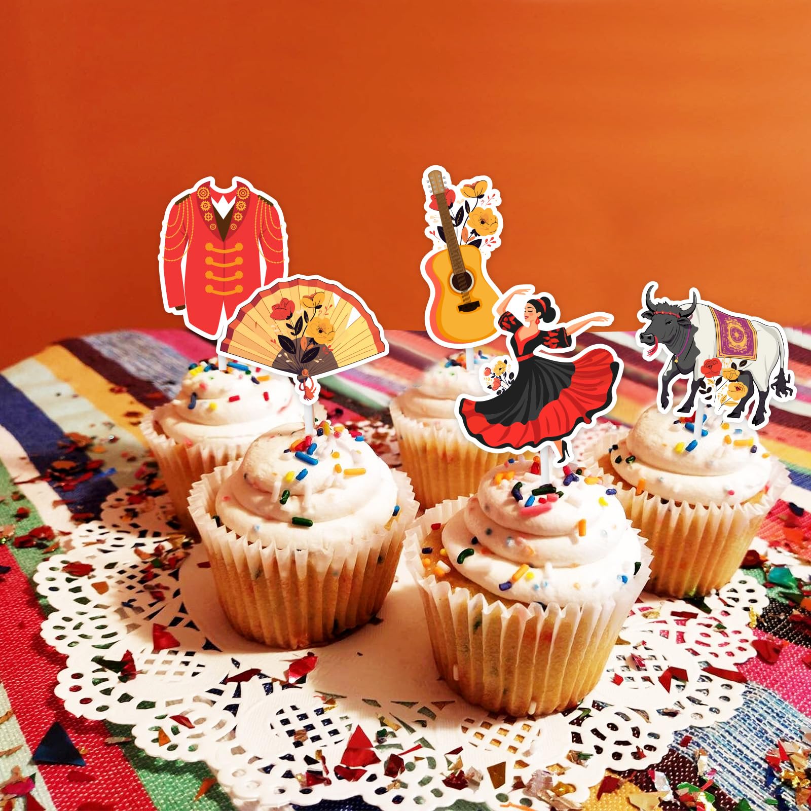 Spanish Themed Cupcakes