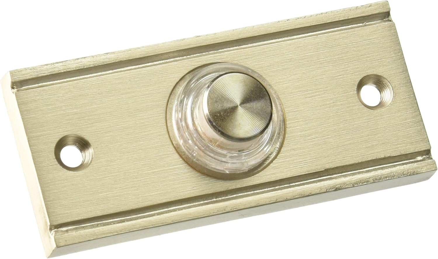 THOMAS & BETTS DH1633L Lighted White, Push Chime Button, Solid Brass in ...