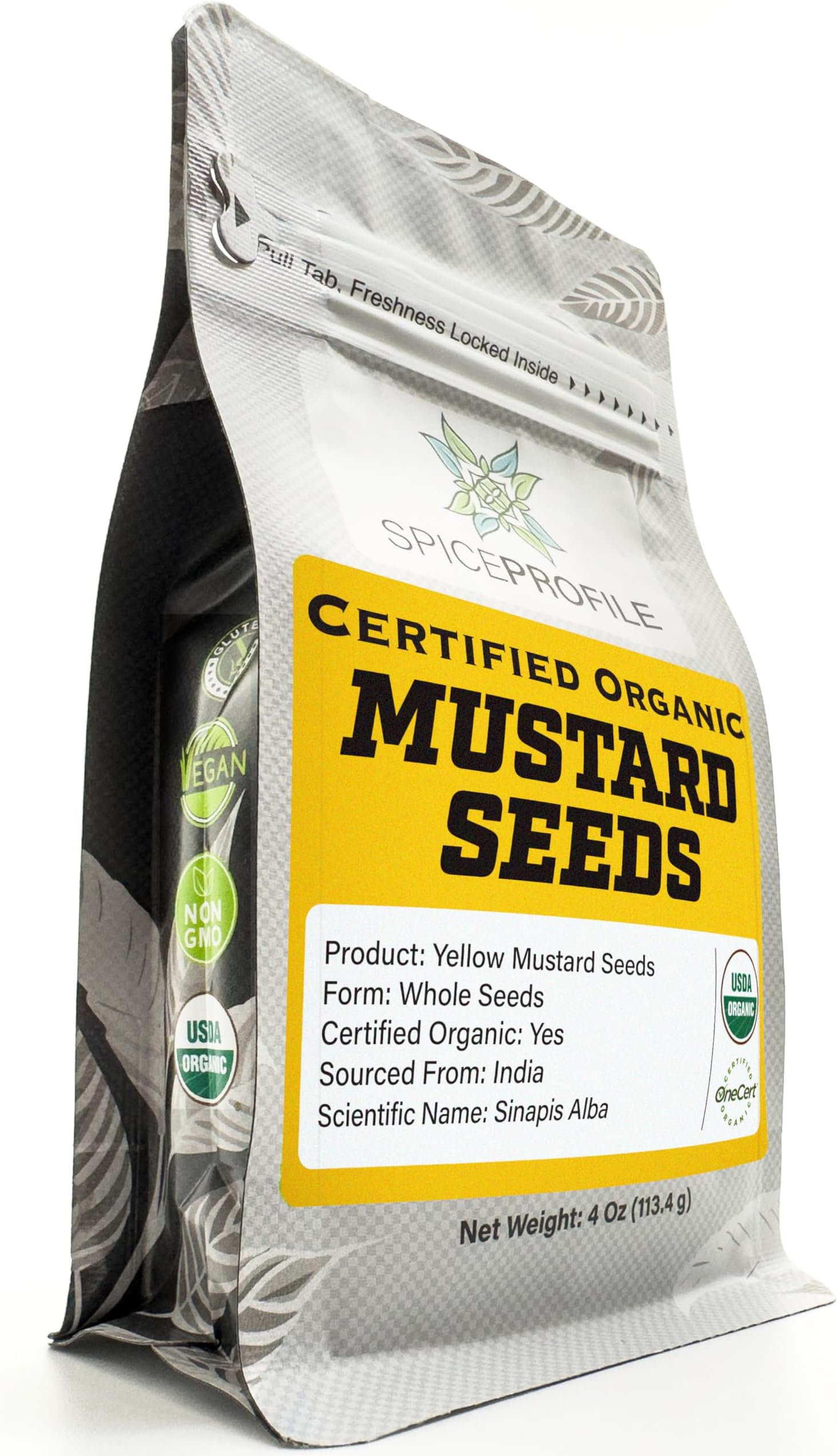 Amazon.com : Jiva Organics Organic Black Mustard Seeds 7ounce Bag - 100% Natural & Non-GMO ...