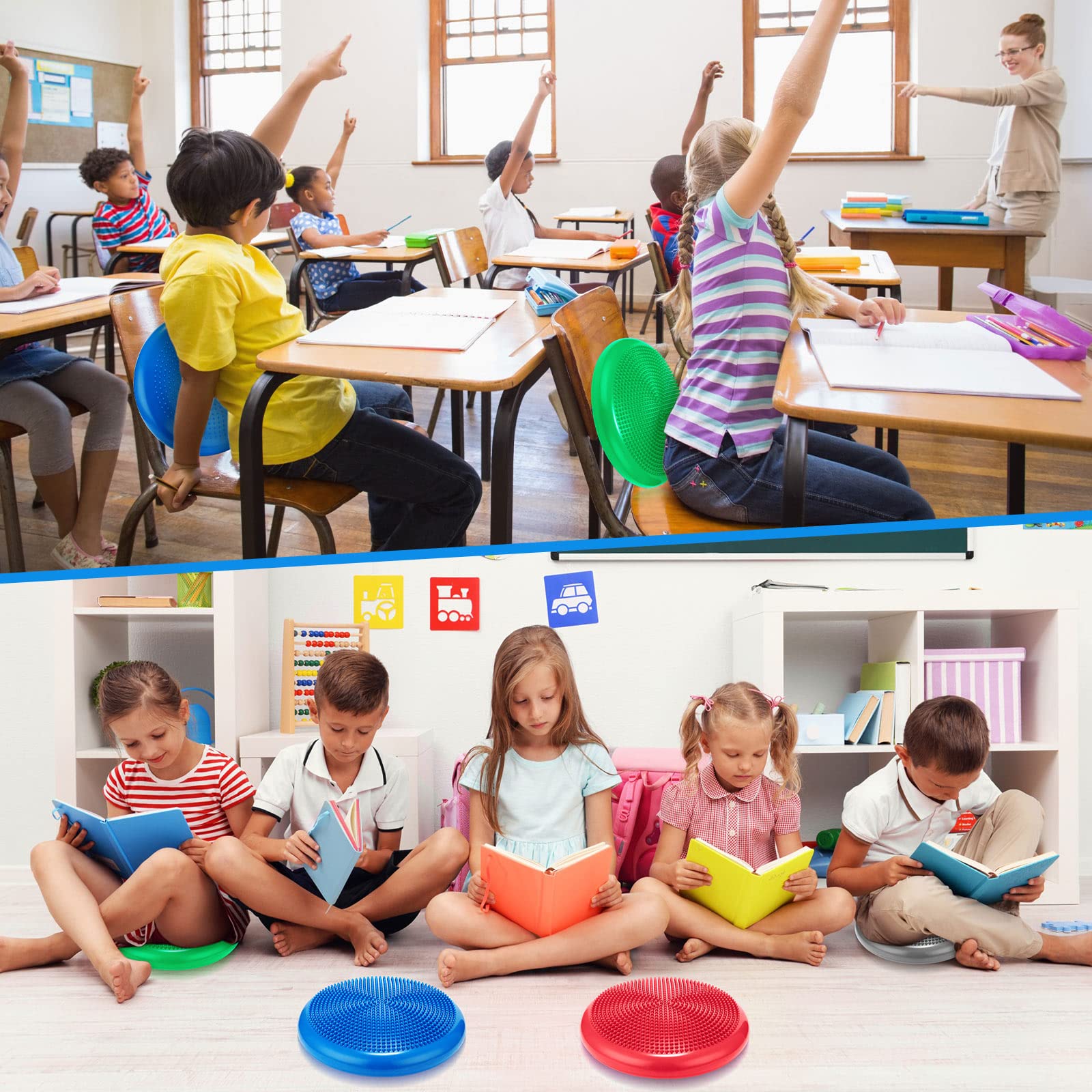 Snapklik.com : Jerify 4 Pcs Wiggle Seat Flexible Inflated Wobble ...