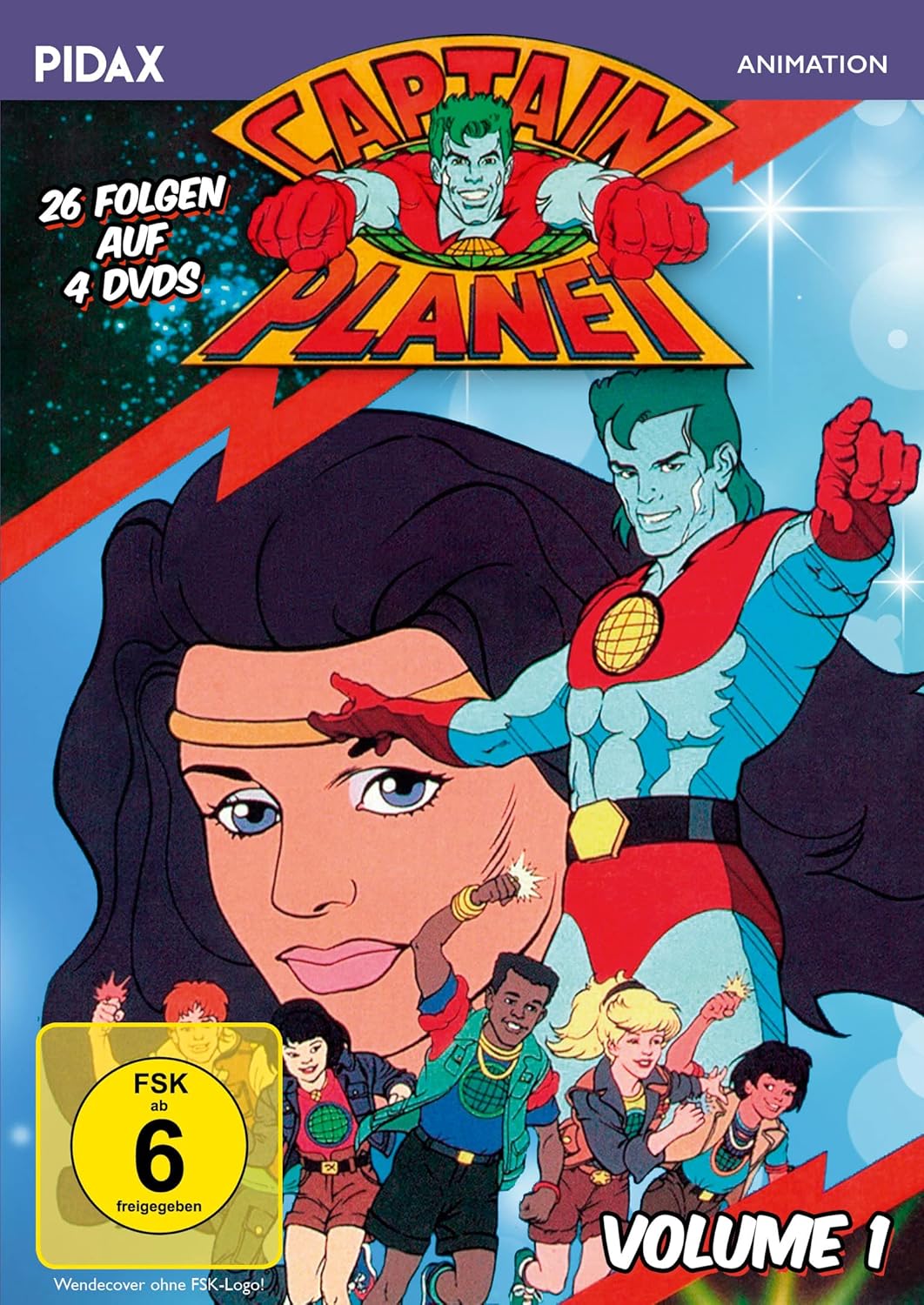 Captain Planet, Vol. 1 / Die ersten 26 Folgen der Kultserie (Pidax ...