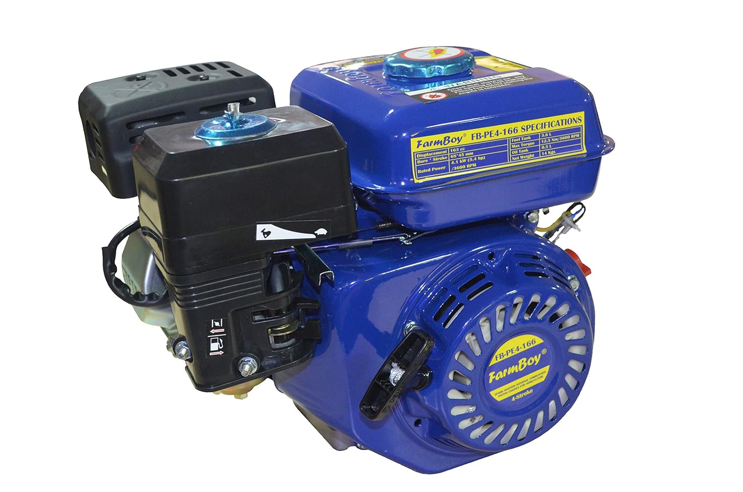 FarmBoy (KisanKraft Brand) Engine-Petrol FB-PE4-166 : Amazon.in: Car ...
