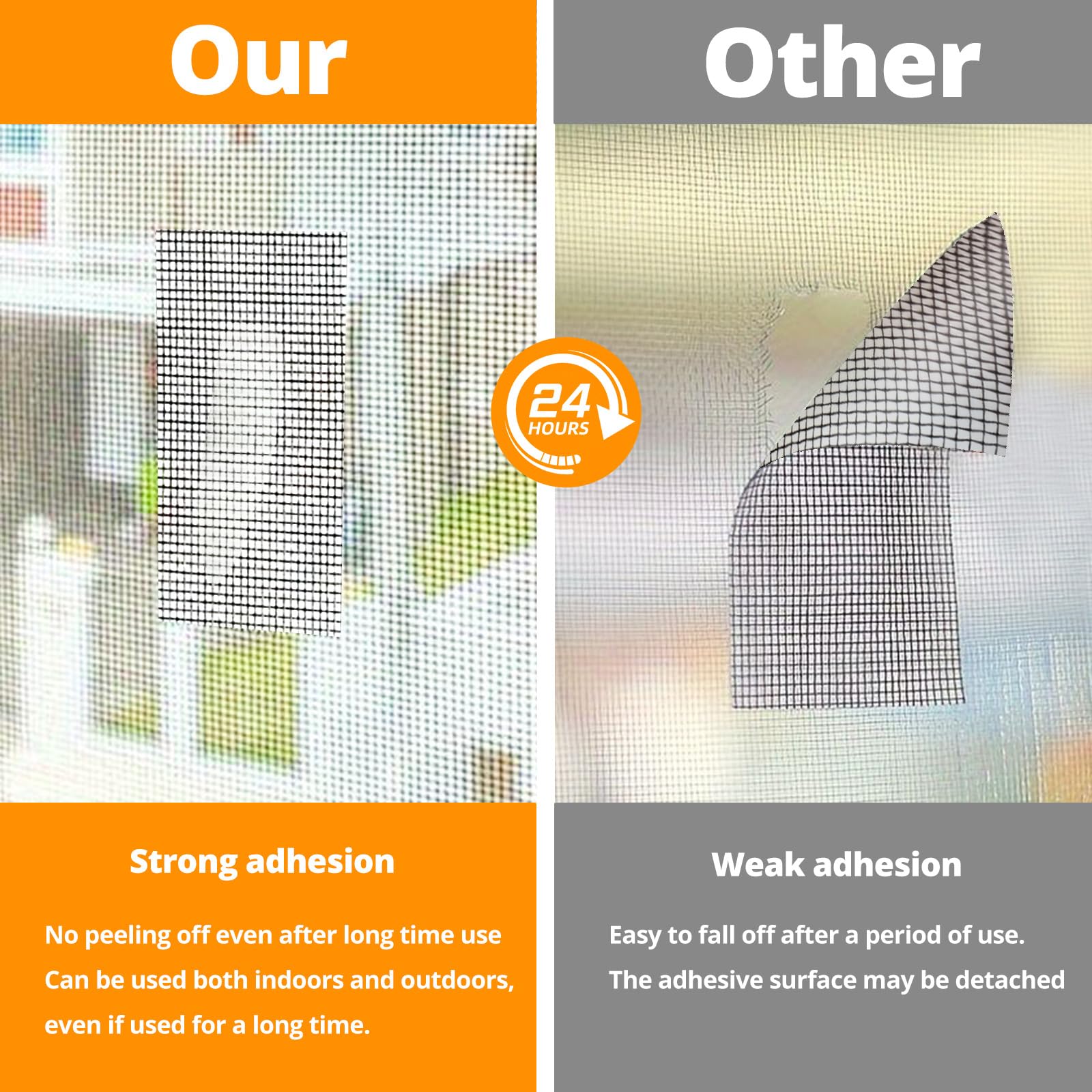 Snapklik.com : Window Screen Repair Tape - 2 In X 15 FT Screen Repair ...