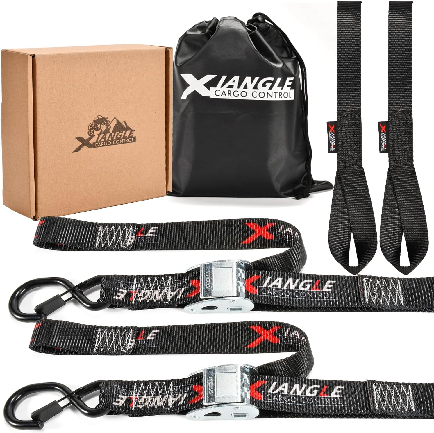 Amazon.com: Pro Taper 1.5" Tie Downs (Black) : Automotive