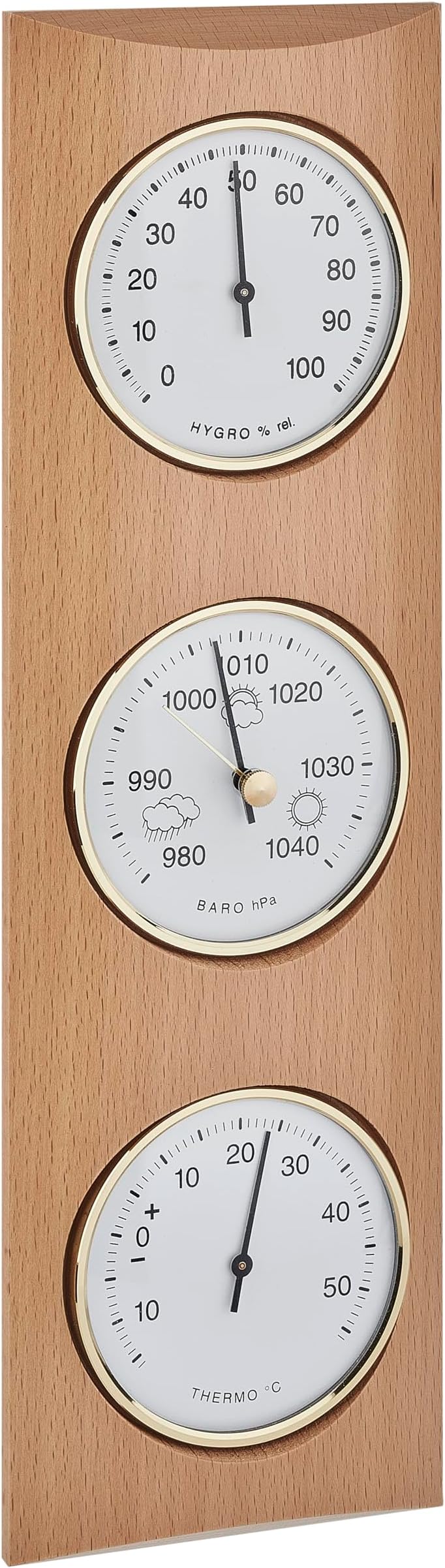 TFA Dostmann Stazione meteo analogica, 20.1000.03, con barometro ...