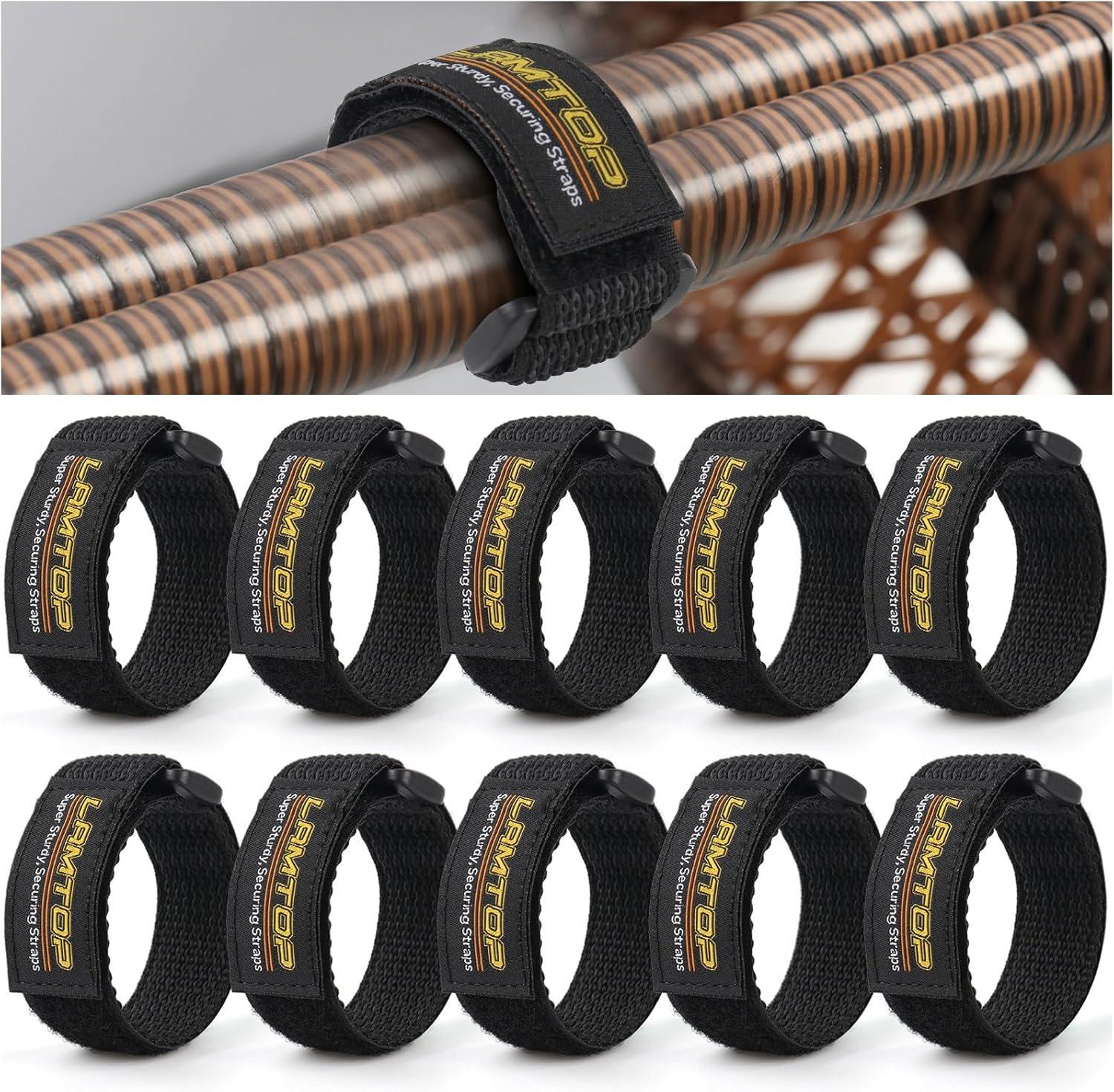 Amazon.com: Adjustable Outdoor Furniture Securing Straps,Patio Sofa ...