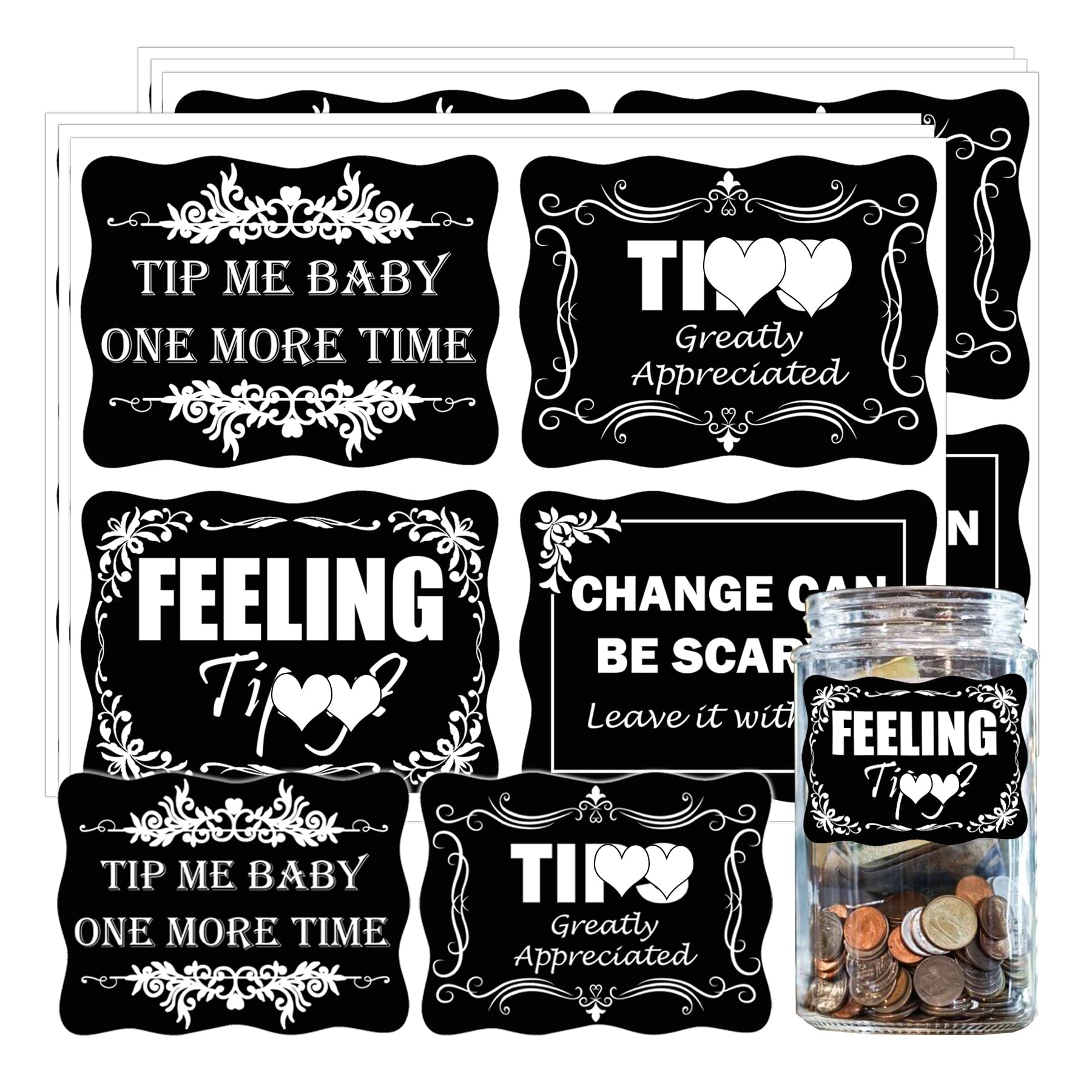 Amazon.com: 3x4inch Tipping Sticker Tipping Greatly Appreciated Tipping ...