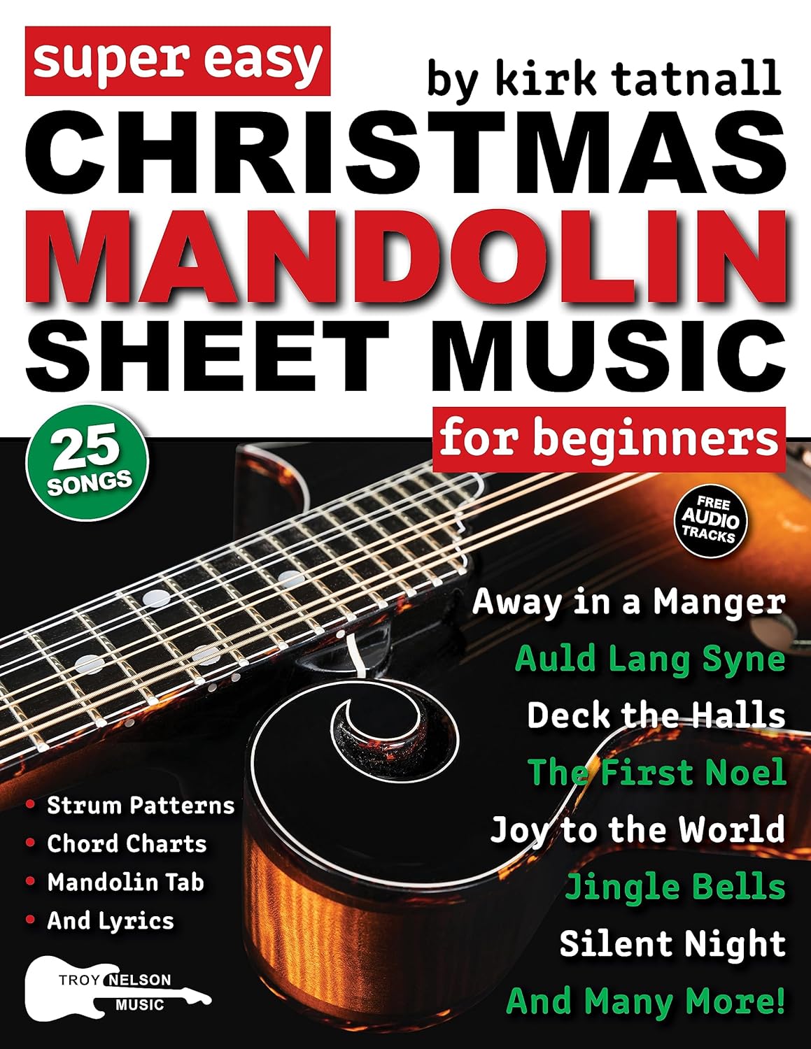Super Easy Christmas Mandolin Sheet Music for Beginners: 25 Popular ...