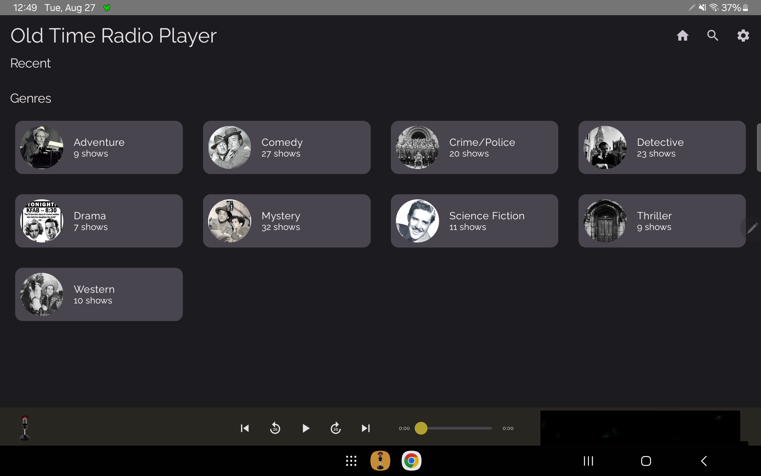 Old Time Radio Player - App on Amazon Appstore