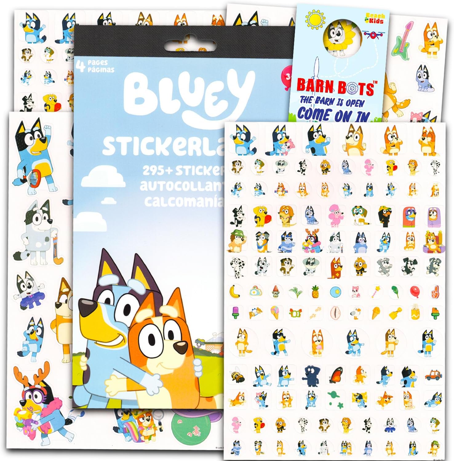 Amazon.com: Bluey Potty Training Stickers Set - Bundle with Over 295 ...