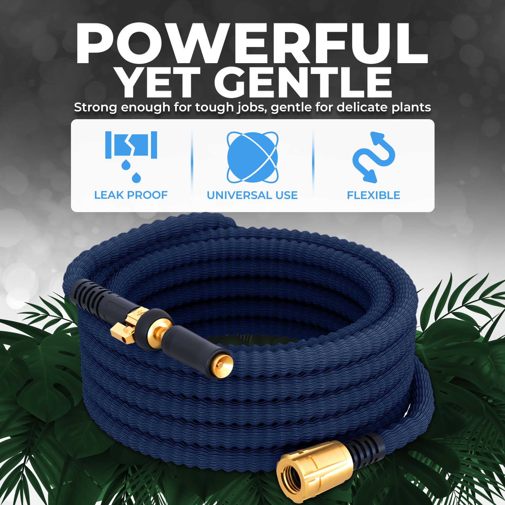 Snapklik.com : TITAN Garden Hose 50FT NON-EXPANDING Durable, Flexible ...